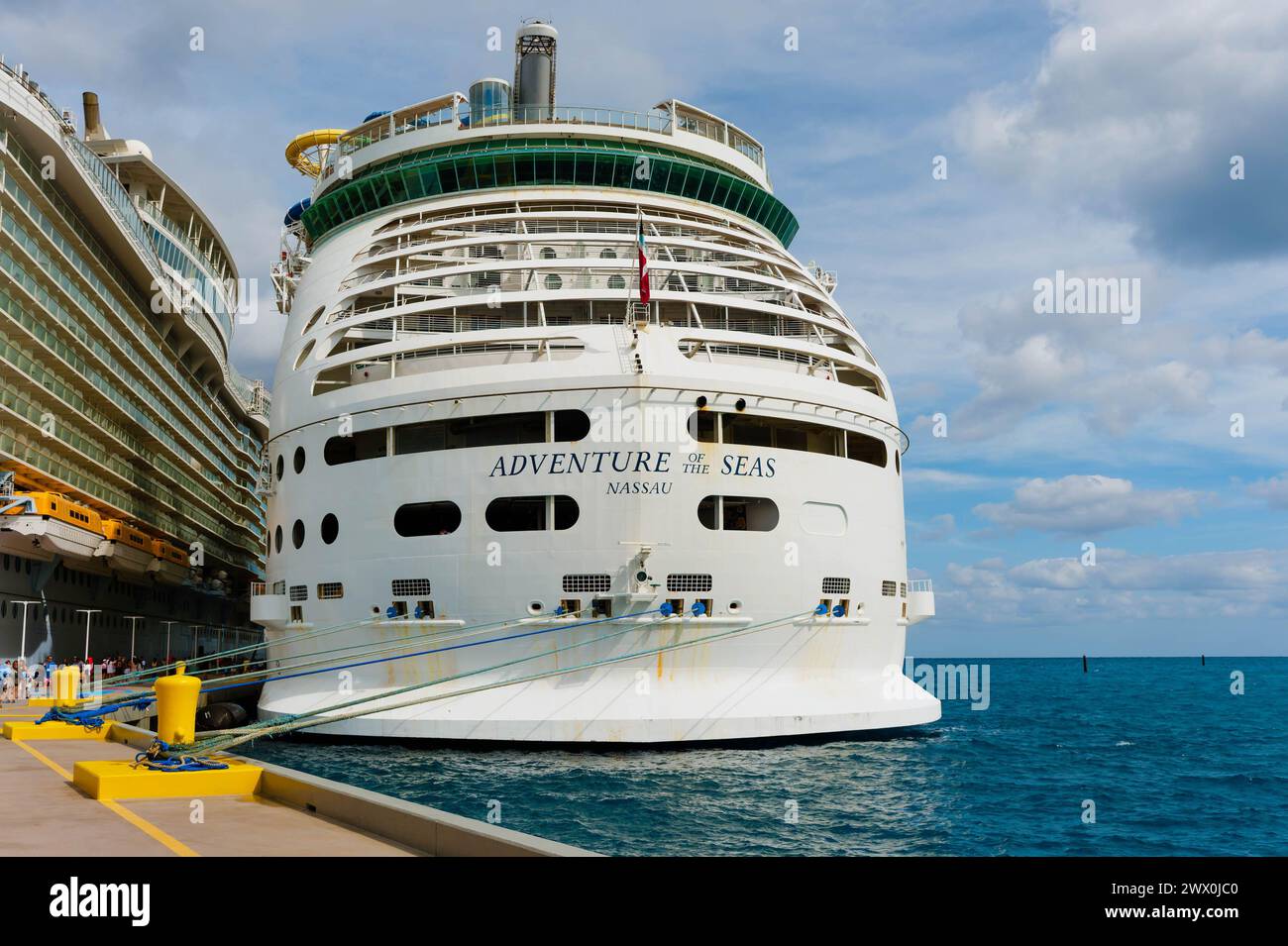 COCO CAY, BAHAMAS - February 1, 2024: Coco Cay is a port located in the ...