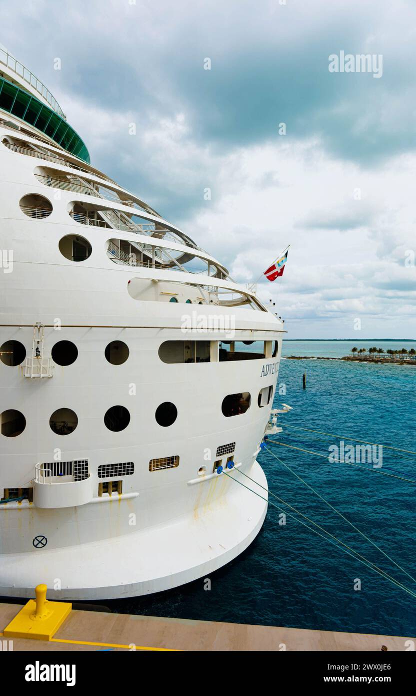 COCO CAY, BAHAMAS - February 1, 2024: Coco Cay is a port located in the ...
