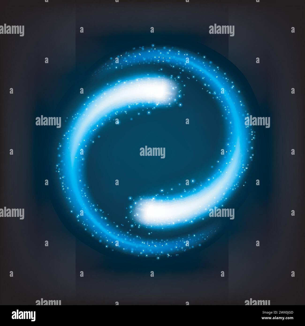 Rotating Blue Light Shiny with Sparkles, Suitable For Product ...