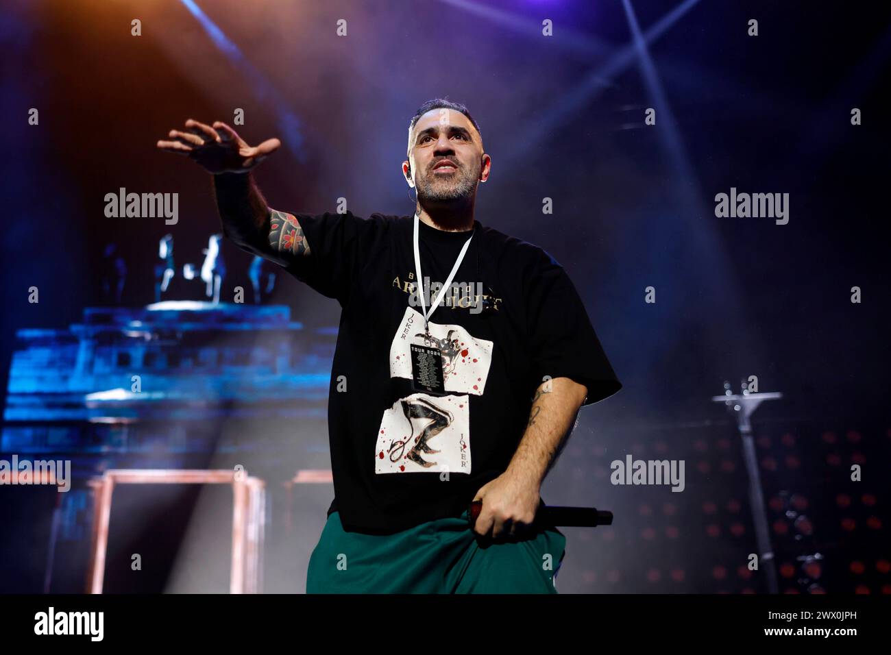 Rapper Bushido bei seinem Auftritt im Rahmen der Tour König für immer ...