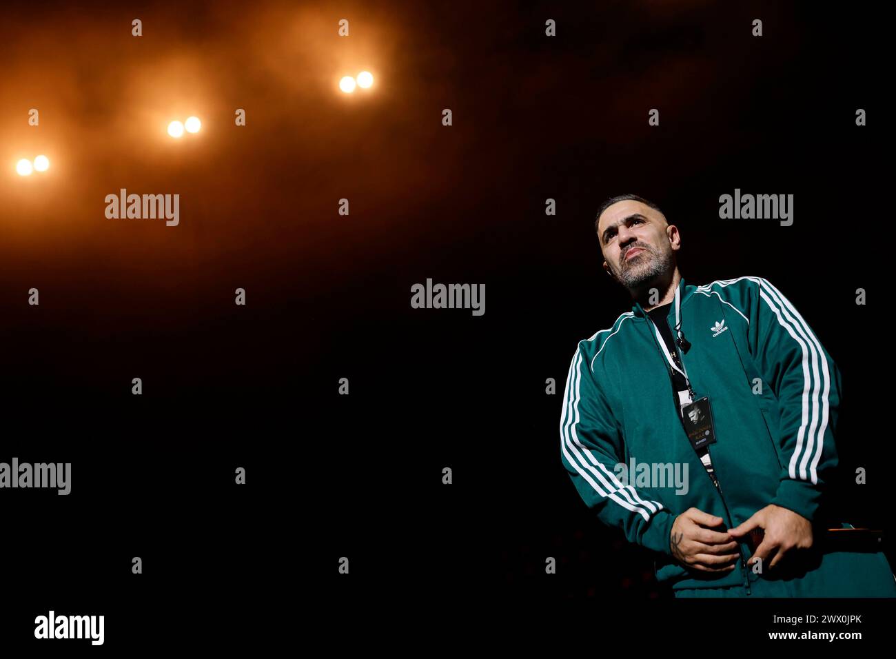 Rapper Bushido bei seinem Auftritt im Rahmen der Tour König für immer ...