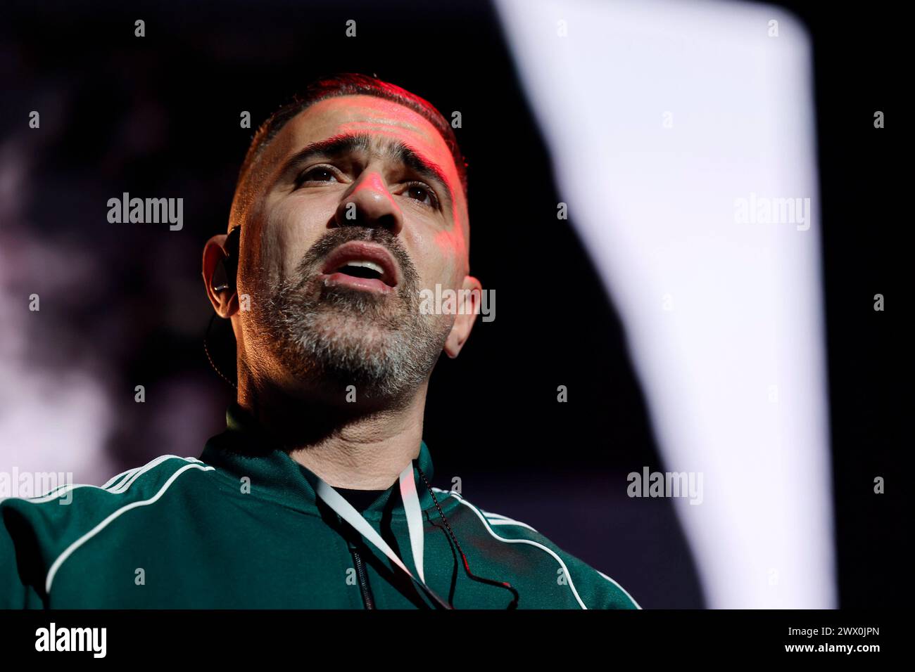 Rapper Bushido bei seinem Auftritt im Rahmen der Tour König für immer ...