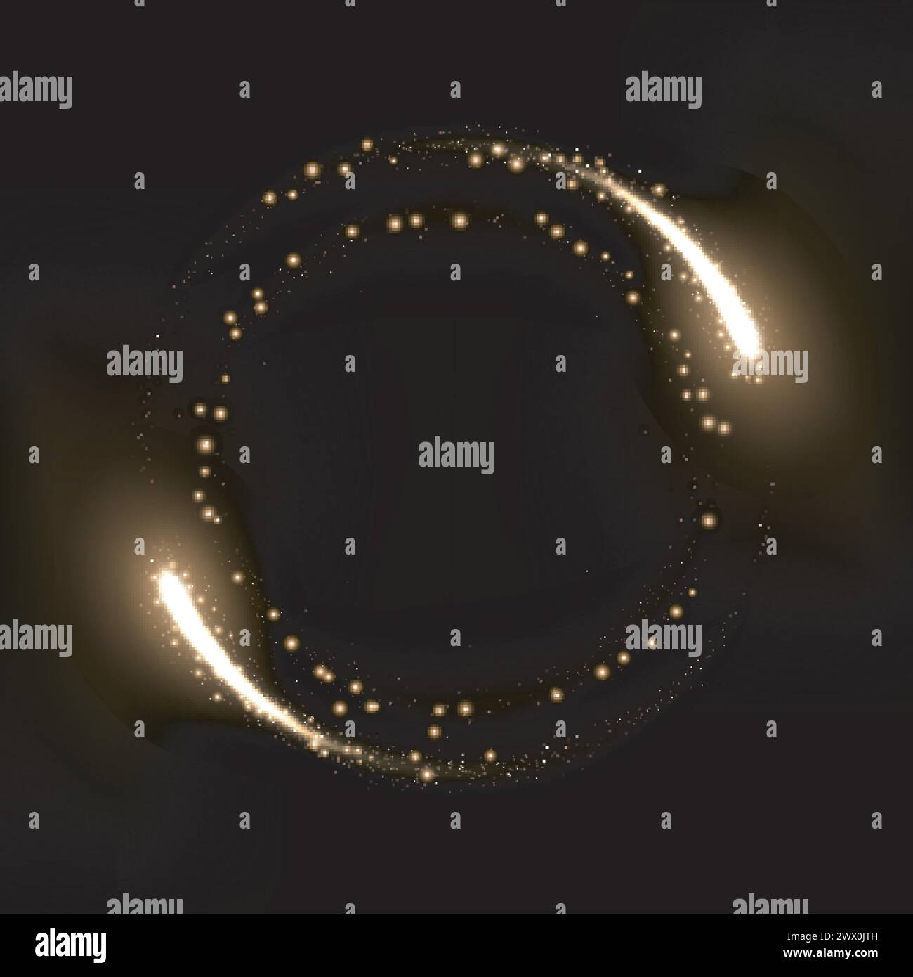 Round Gold Shiny with Sparks, Suitable For Product Advertising, Product ...