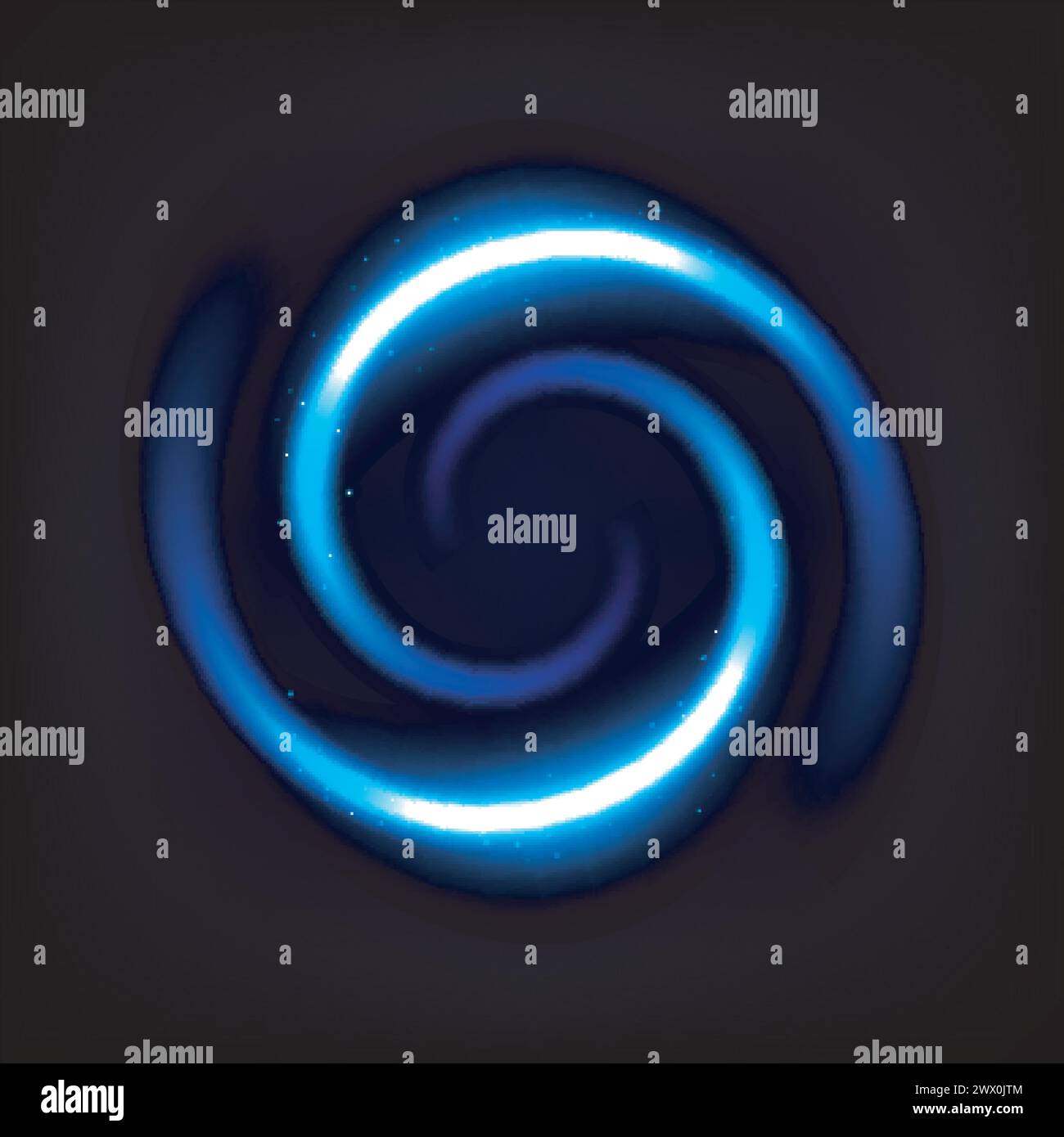 Round Blue Light Twisted, Suitable For Product Advertising, Product ...