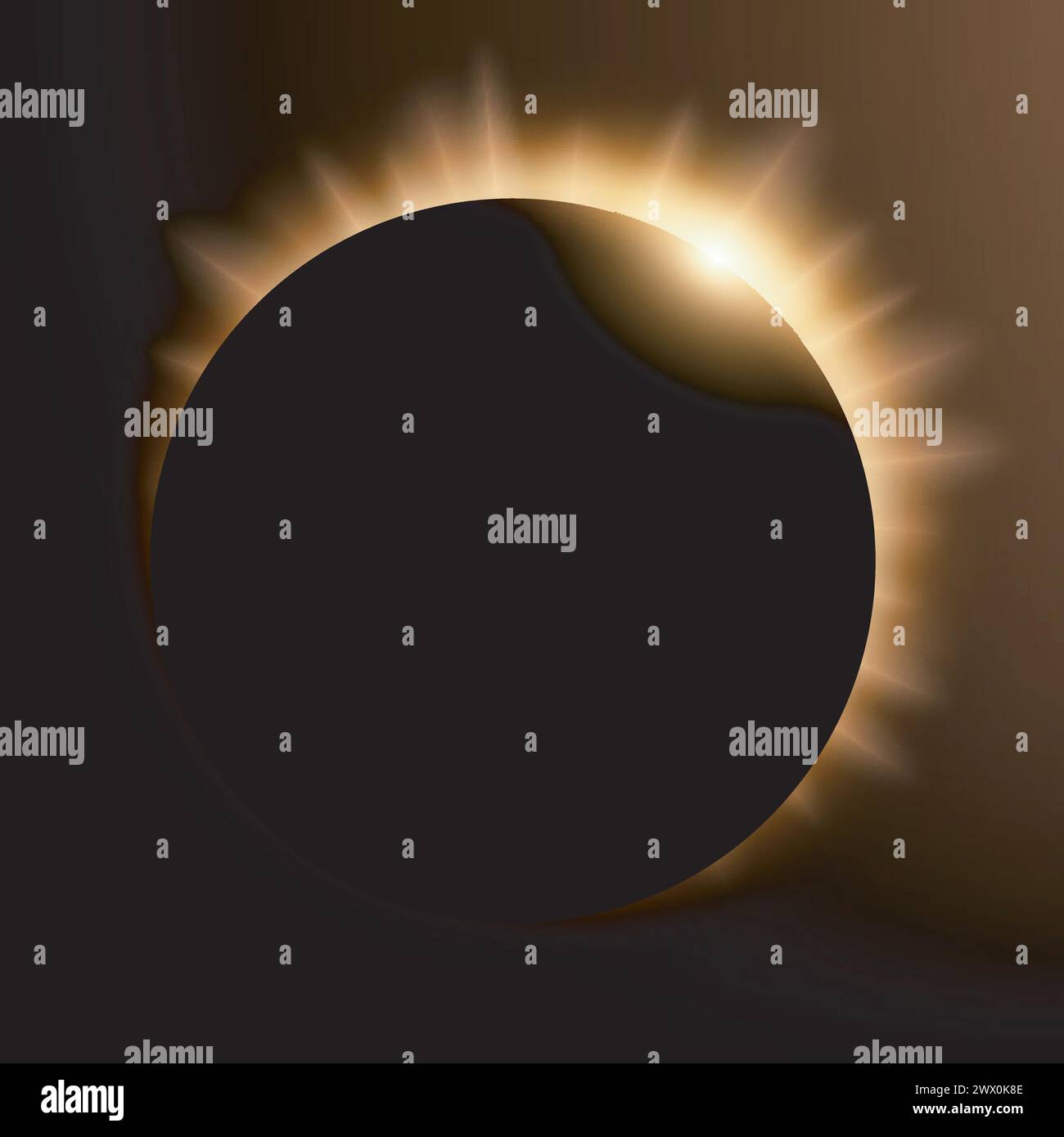 Yellow Eclipse, Suitable For Product Advertising, Natural Events ...