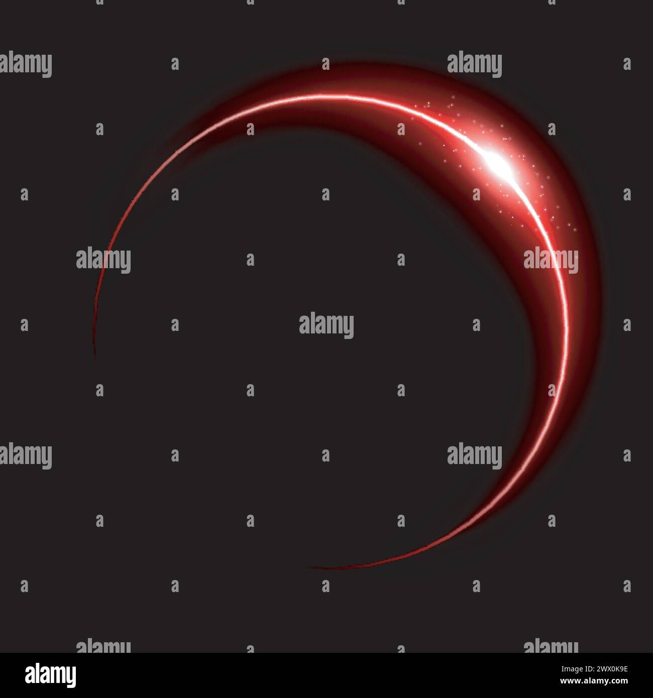 Red Eclipse, Suitable For Product Advertising, Natural Events, Horror ...