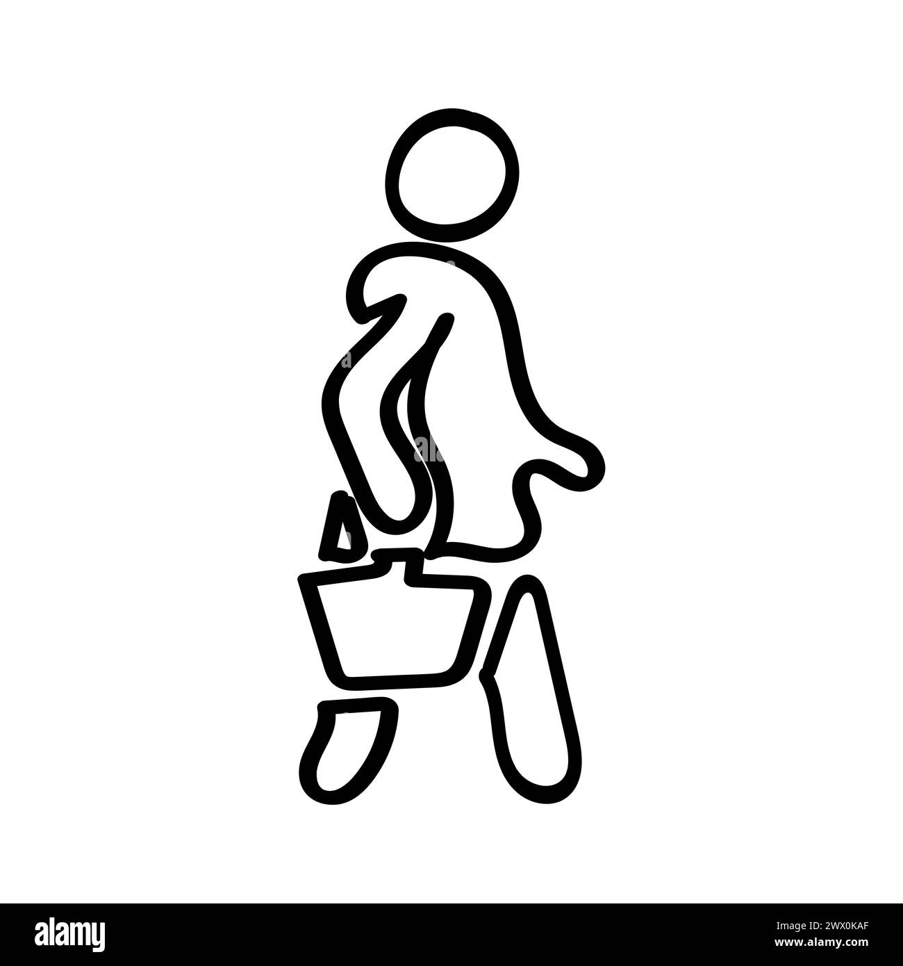 Hand drawn store door Cut Out Stock Images & Pictures - Alamy