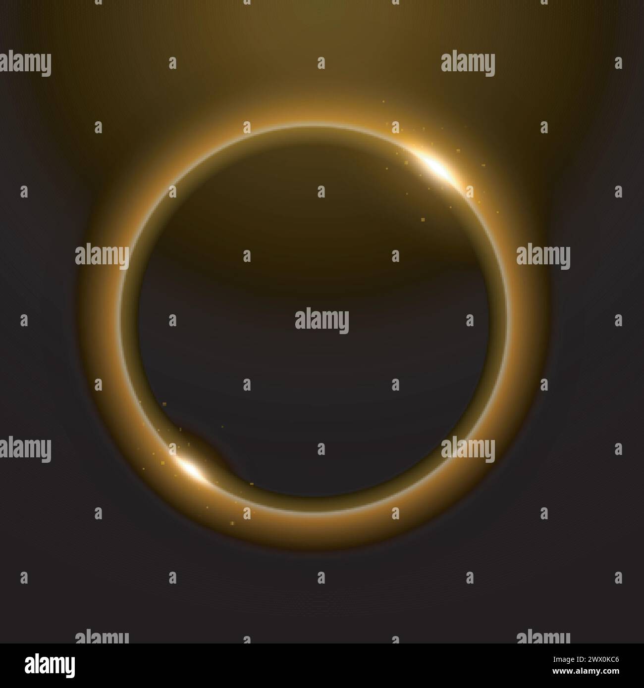 Round Gold Light, Suitable For Product Advertising, Product Design, and ...