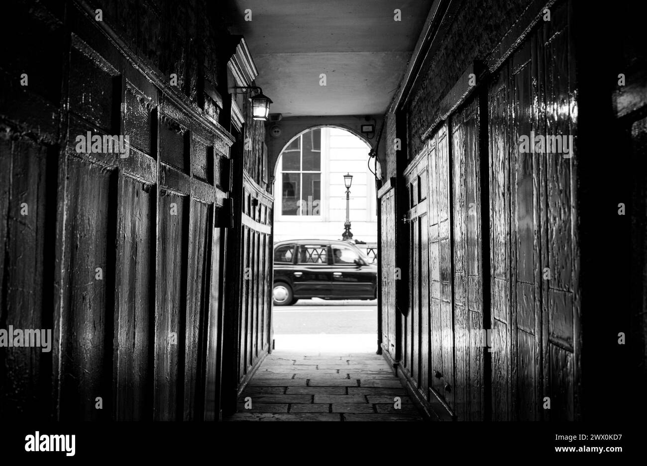 Pickering Place in SW1 St James, Westminster: narrow passageway leading ...