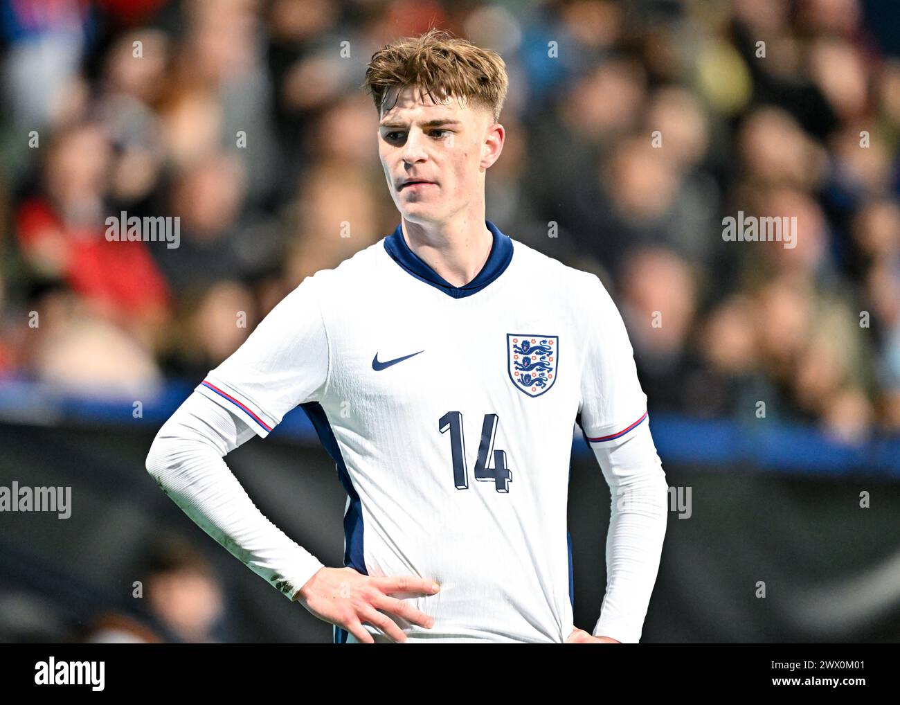 Alex Scott of England, during the UEFA Euro U21 Qualifiers Group F ...