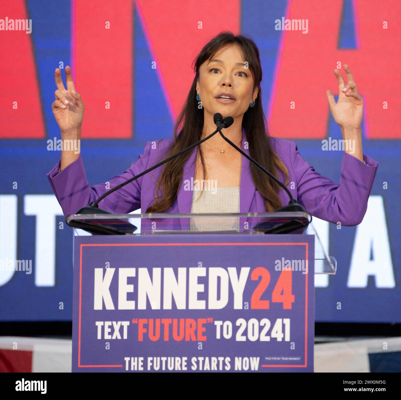Oakland, California, USA. 26th Mar, 2024. Attorney NICOLE SHANAHAN ...