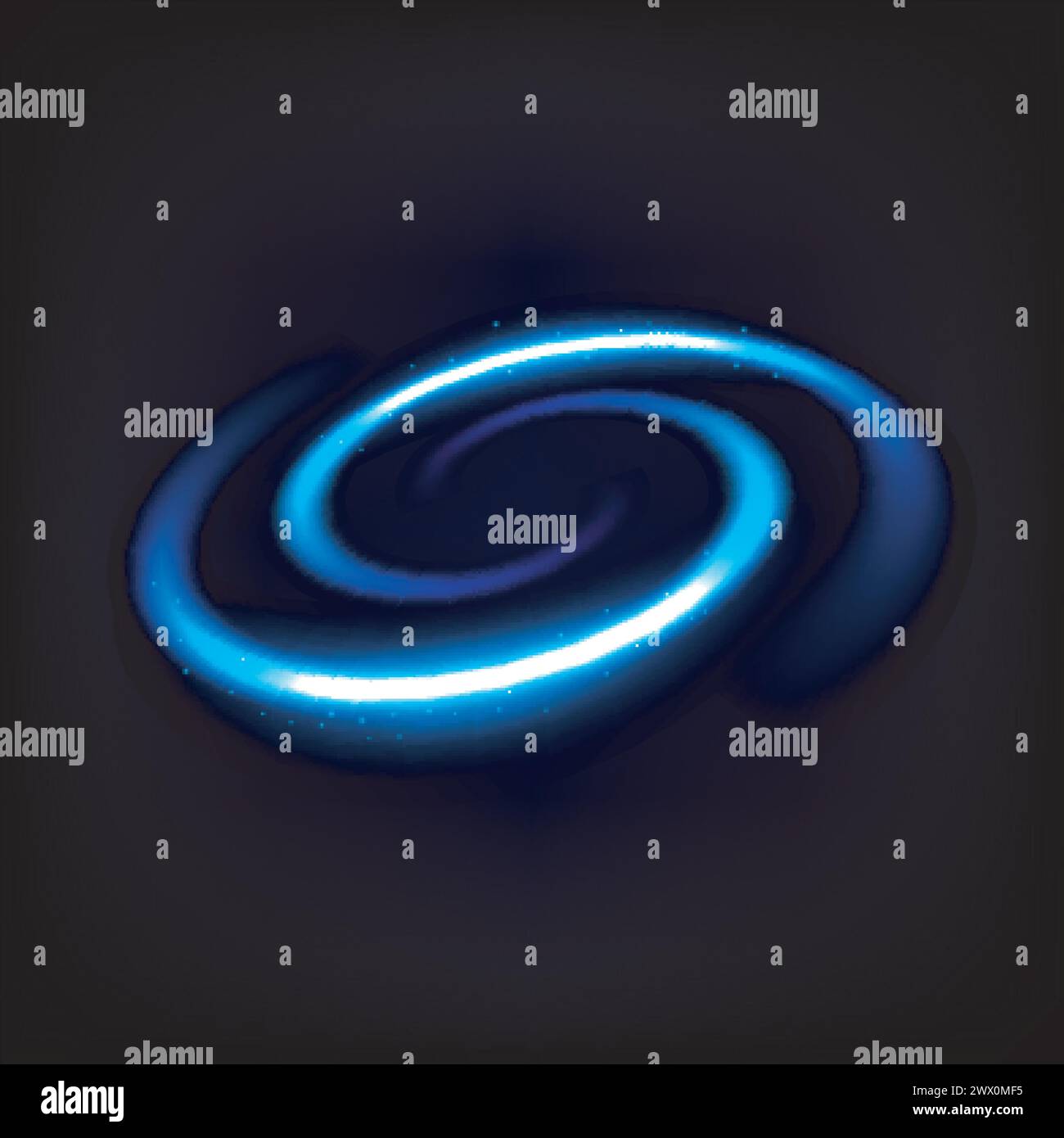 Round Blue Light Twisted, Suitable For Product Advertising, Product ...