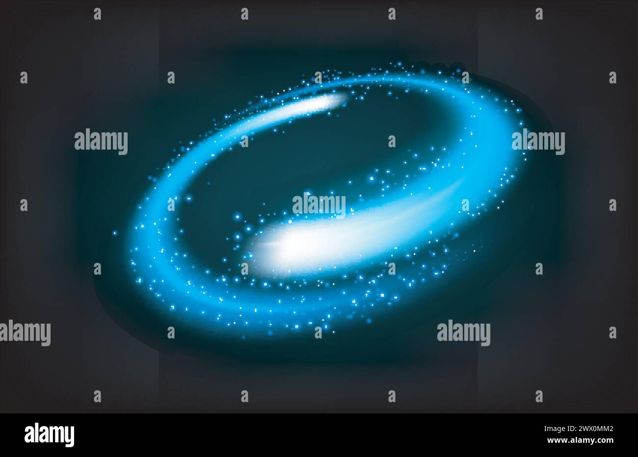 Rotating Blue Light Shiny with Sparkles, Suitable For Product ...