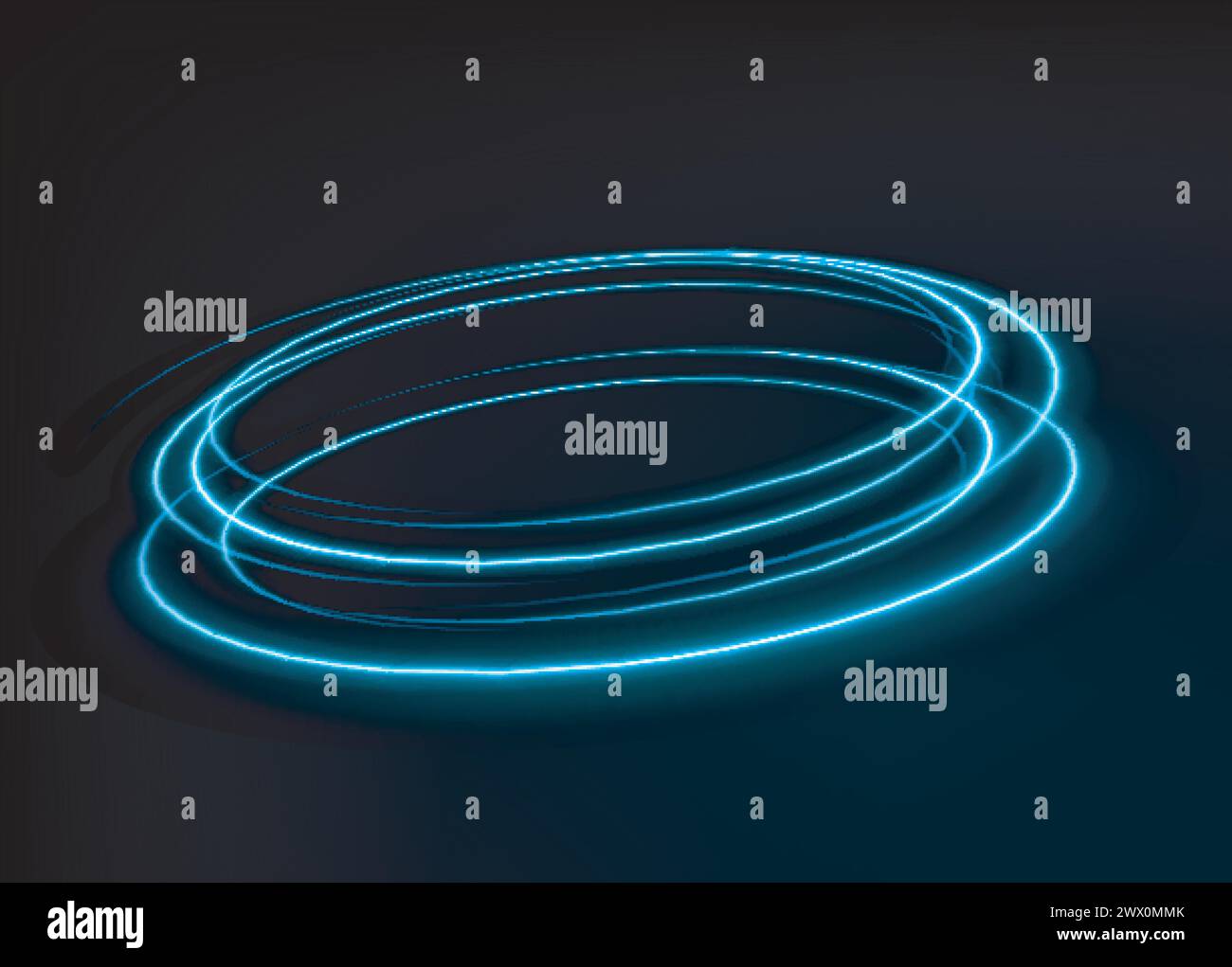 Round Blue Light, Suitable For Product Advertising, Product Design, and ...