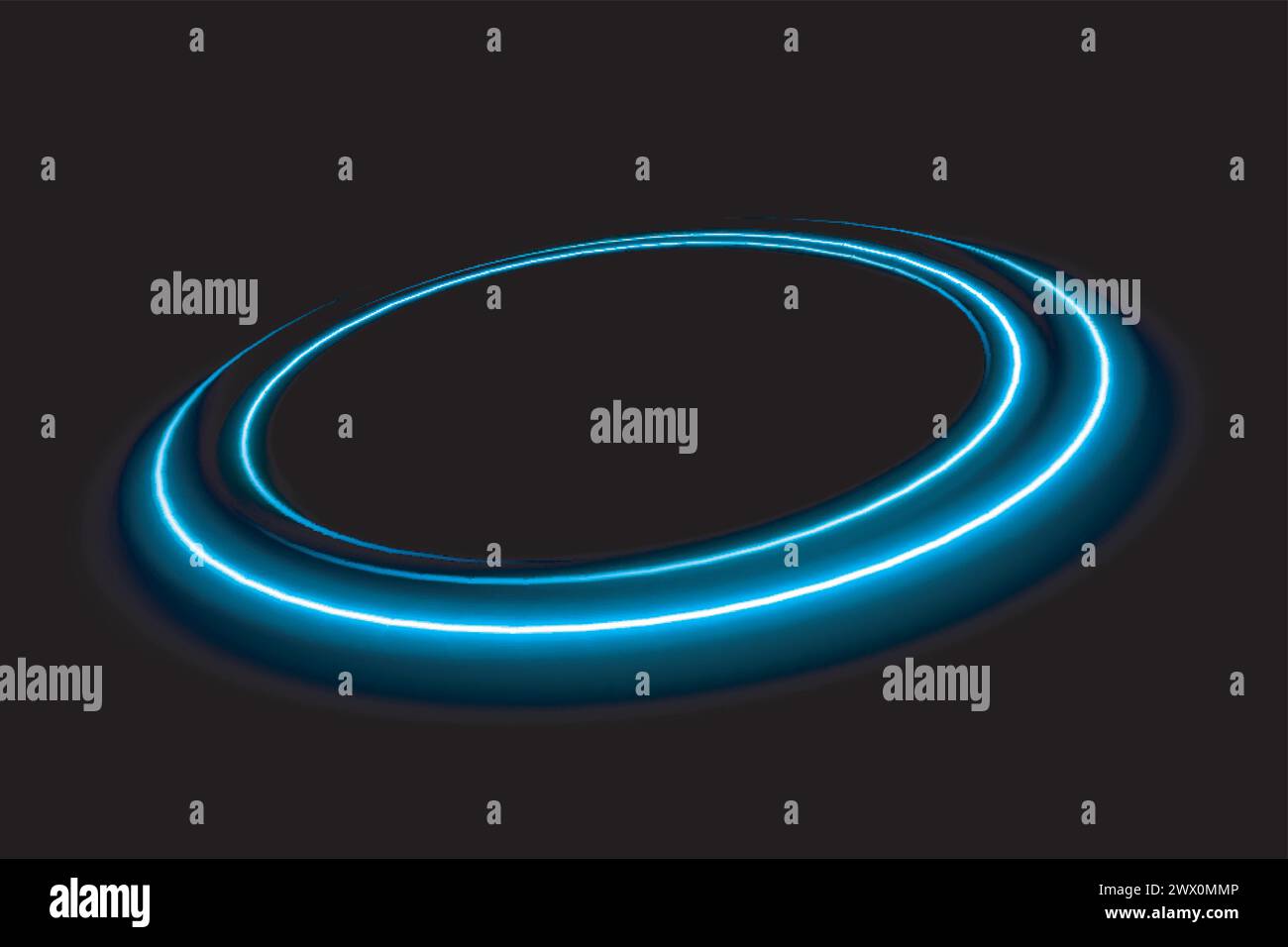 Round Blue Light, Suitable For Product Advertising, Product Design, and ...