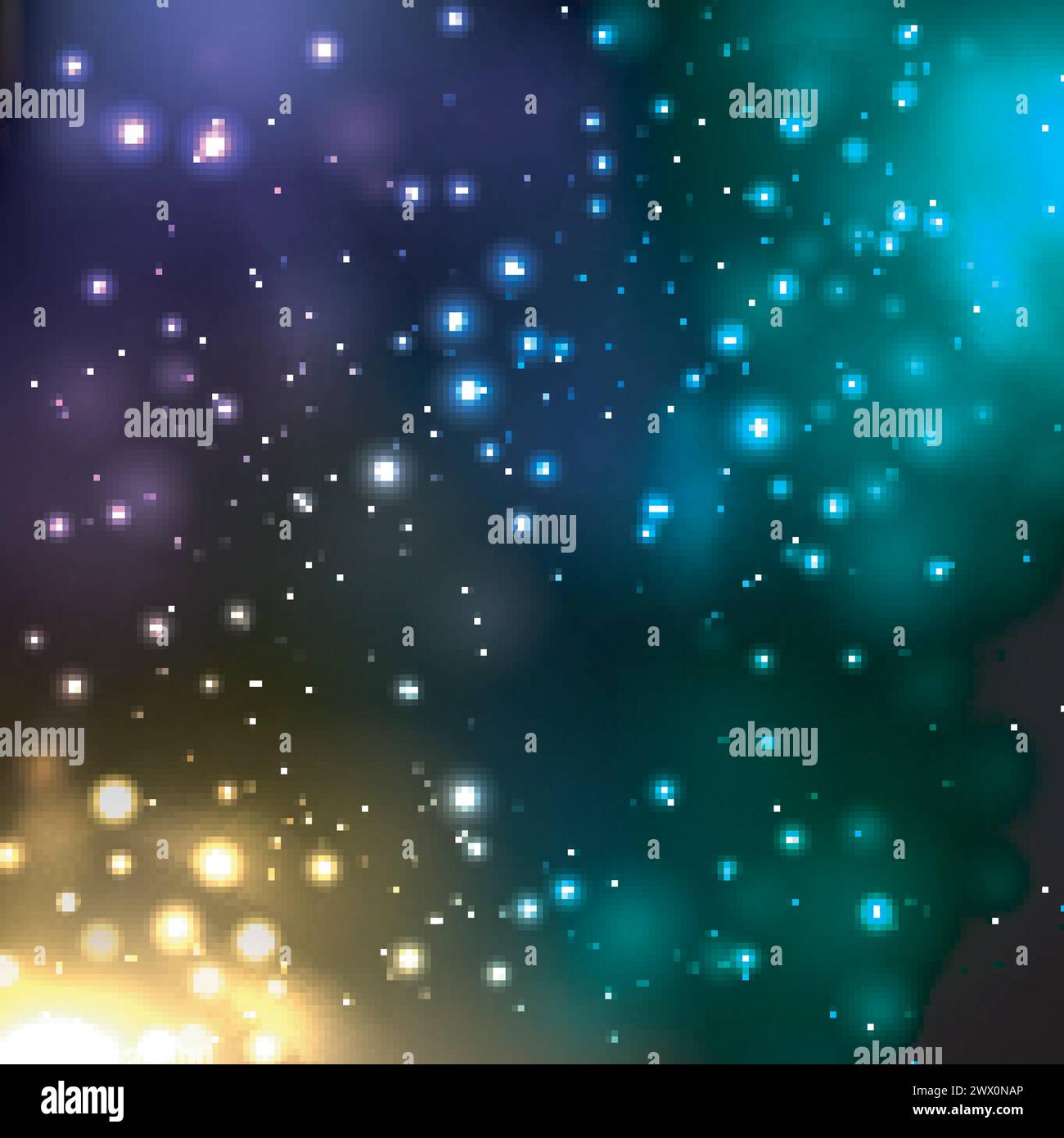 Abstract Sparkling Light Effects. Suitable For Product Advertising ...