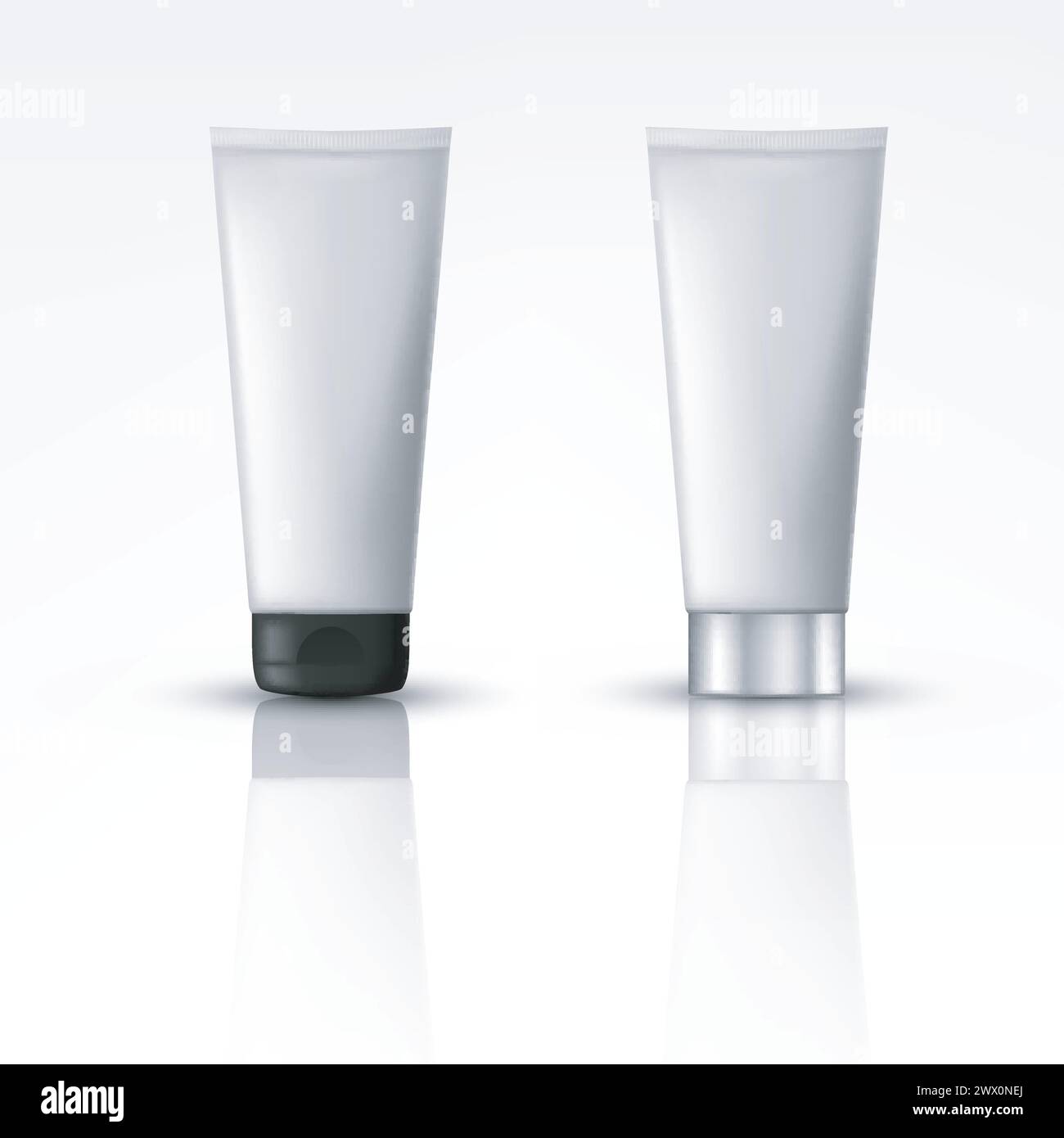 Cosmetic Products with Different Cap. Suitable For Cream, Soups, Foams ...