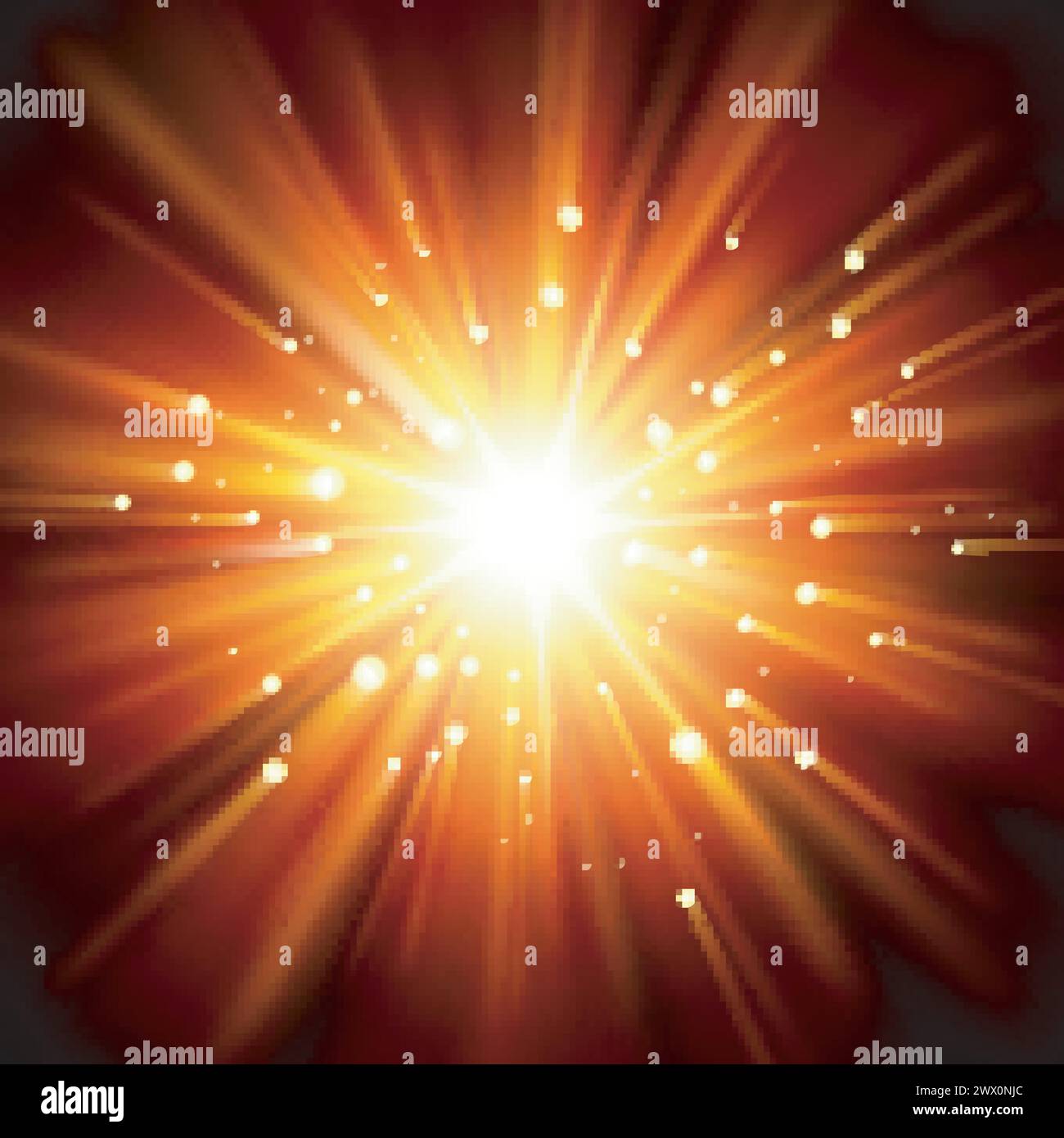 Heat from sunlight Stock Vector Images - Alamy