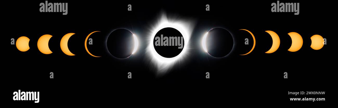 Solar eclipse phases hi-res stock photography and images - Alamy