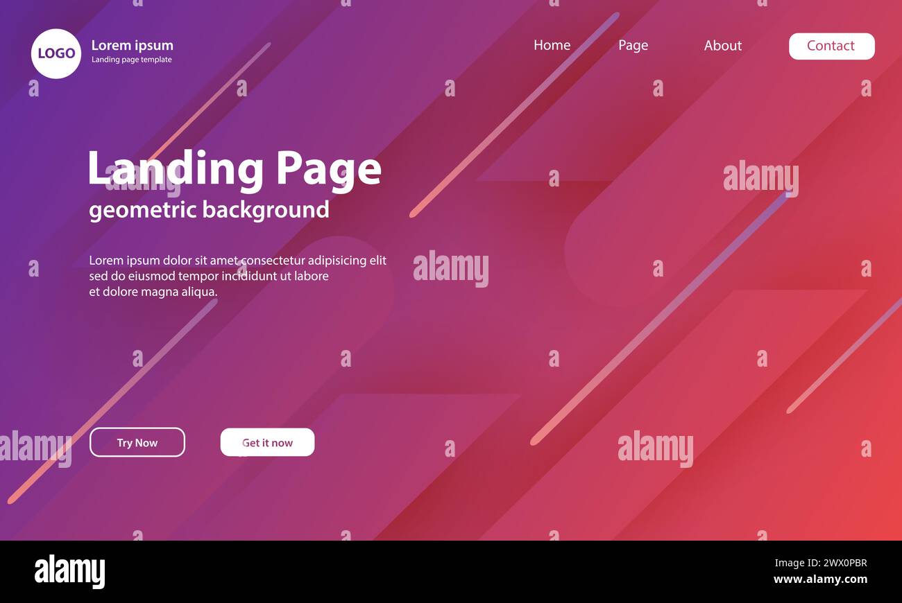 Geometric Background with Dynamic Shapes Composition, Vector ...