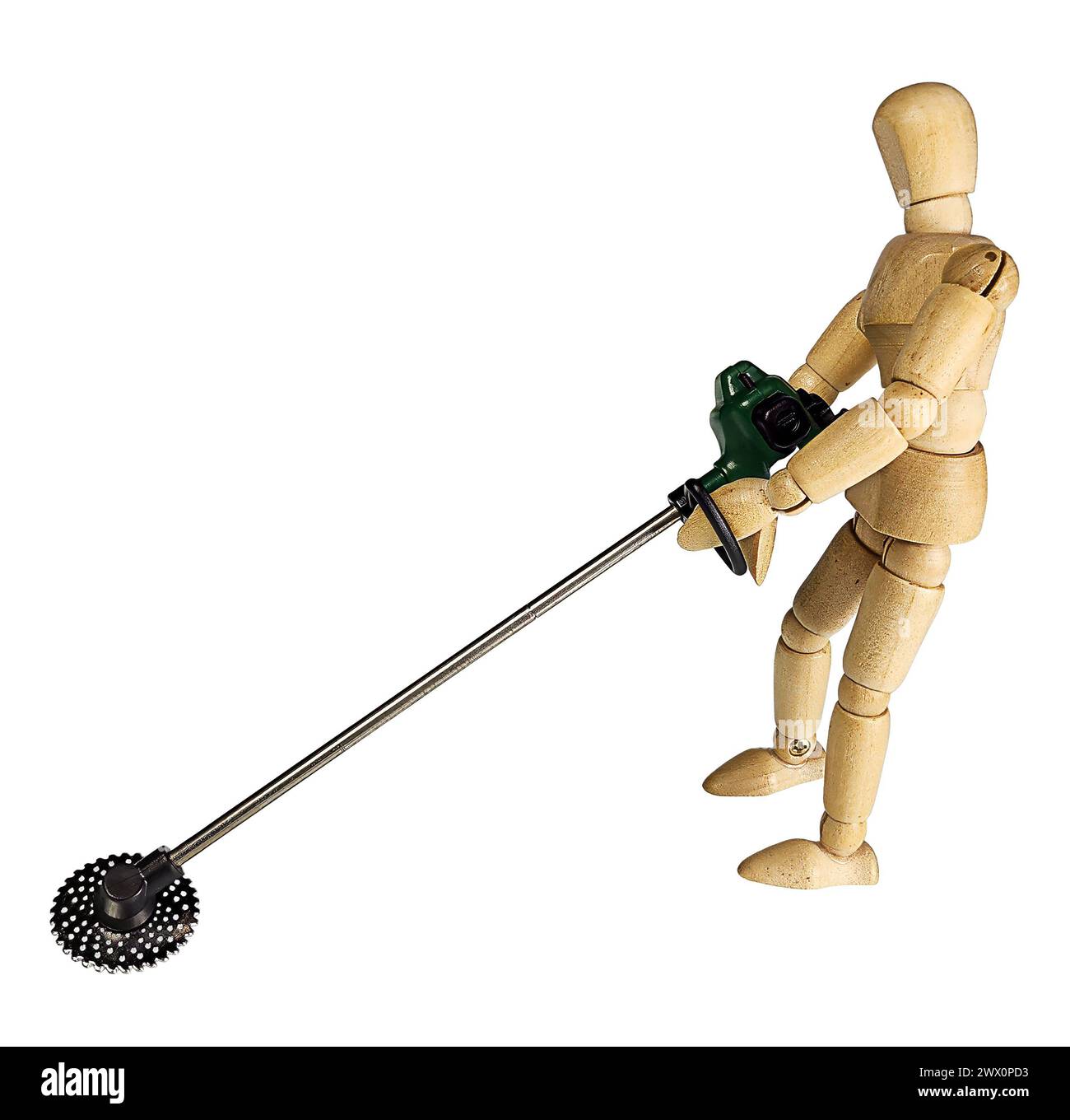 Using a metal detector to find treasure Stock Photo - Alamy