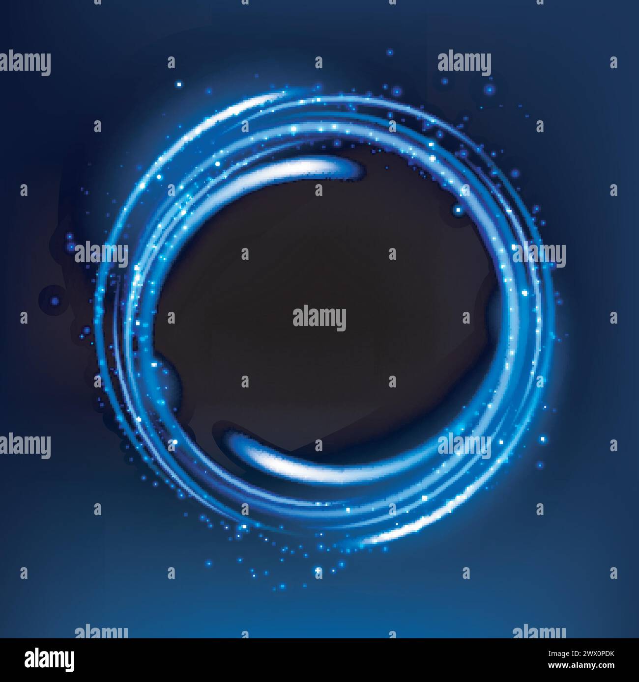 Rotating Blue Light Shiny with Sparkles, Suitable For Product ...