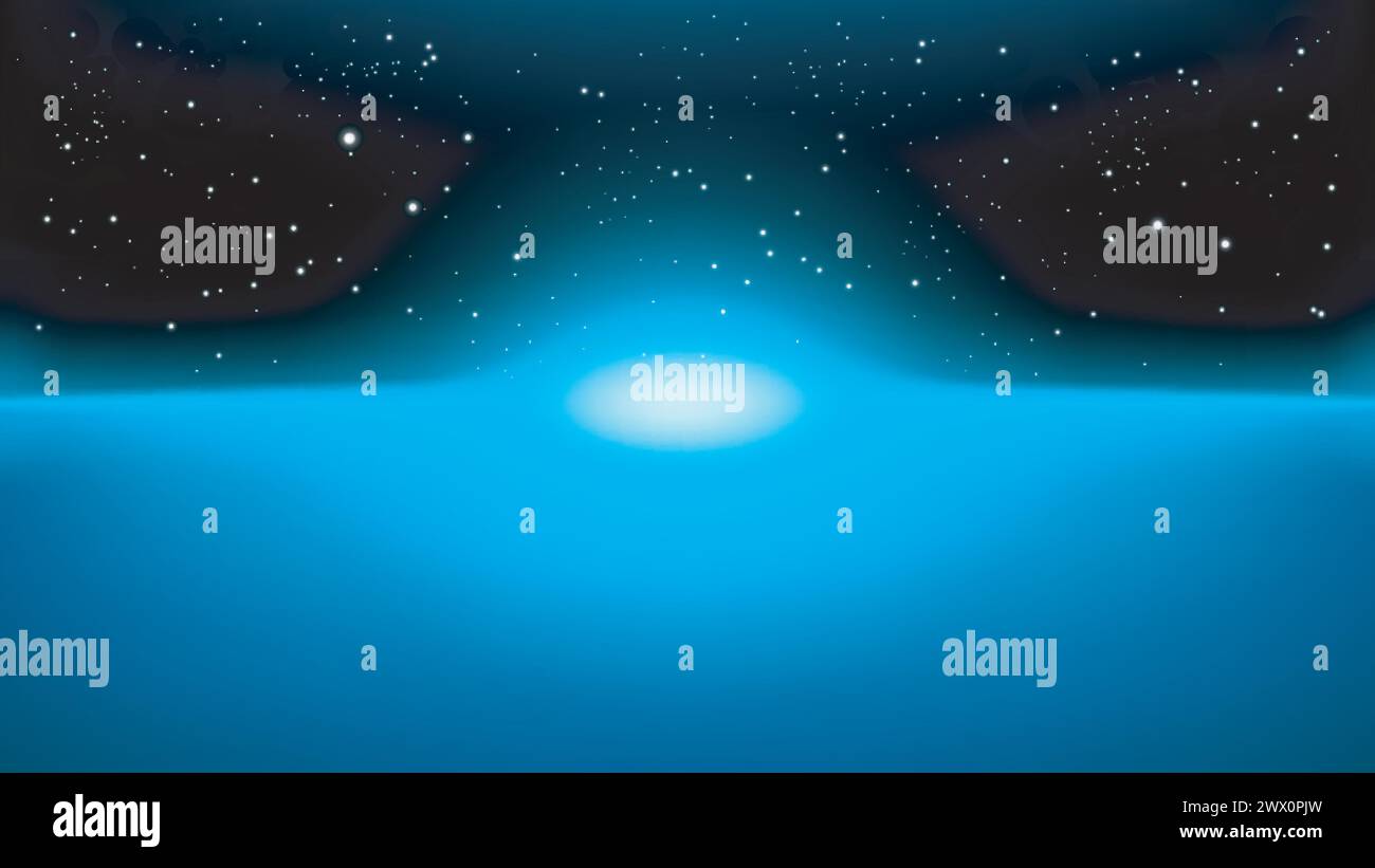 Blue Rays Rising, Suitable For Space Concept, Advertisement , and Other ...