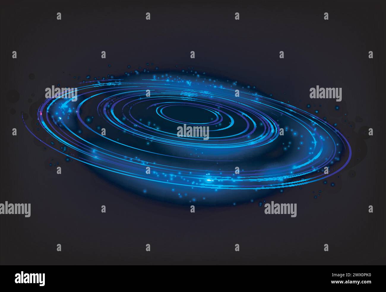 Rotating Blue Light Shiny with Sparkles, Suitable For Product ...