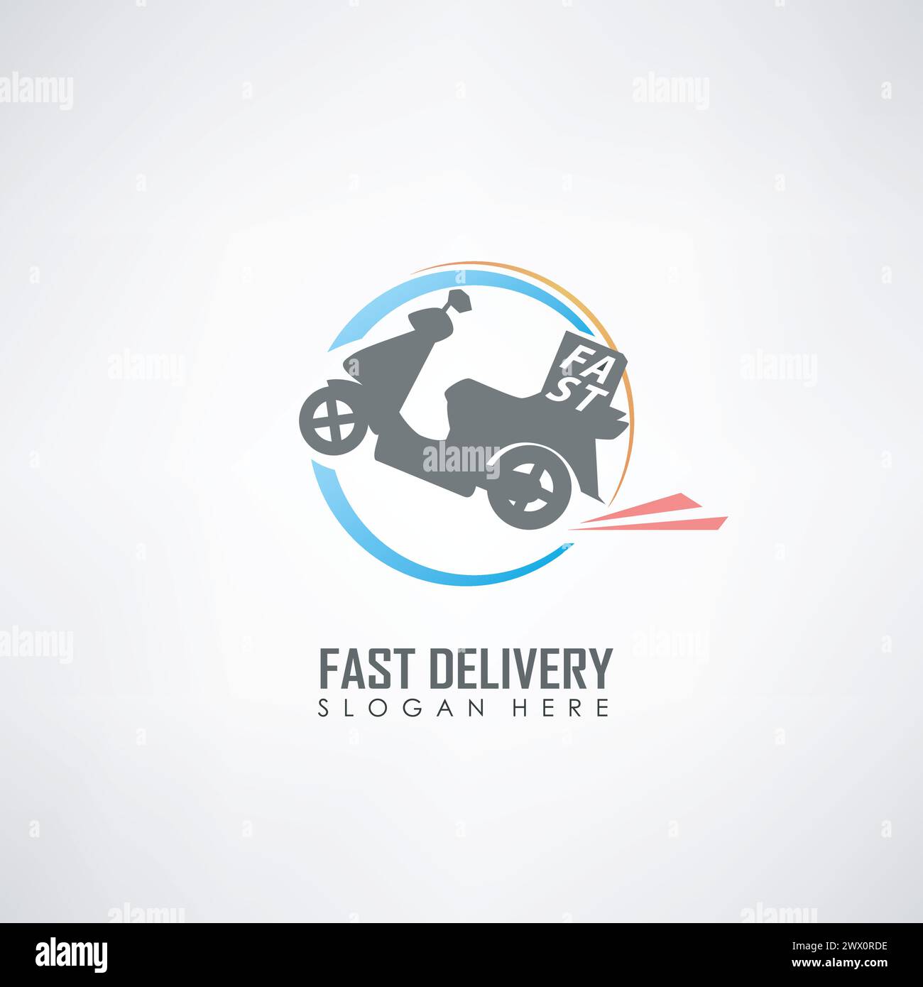 Fast Delivery Logo, Suitable For Delivery Service, Courier Ads, and ...