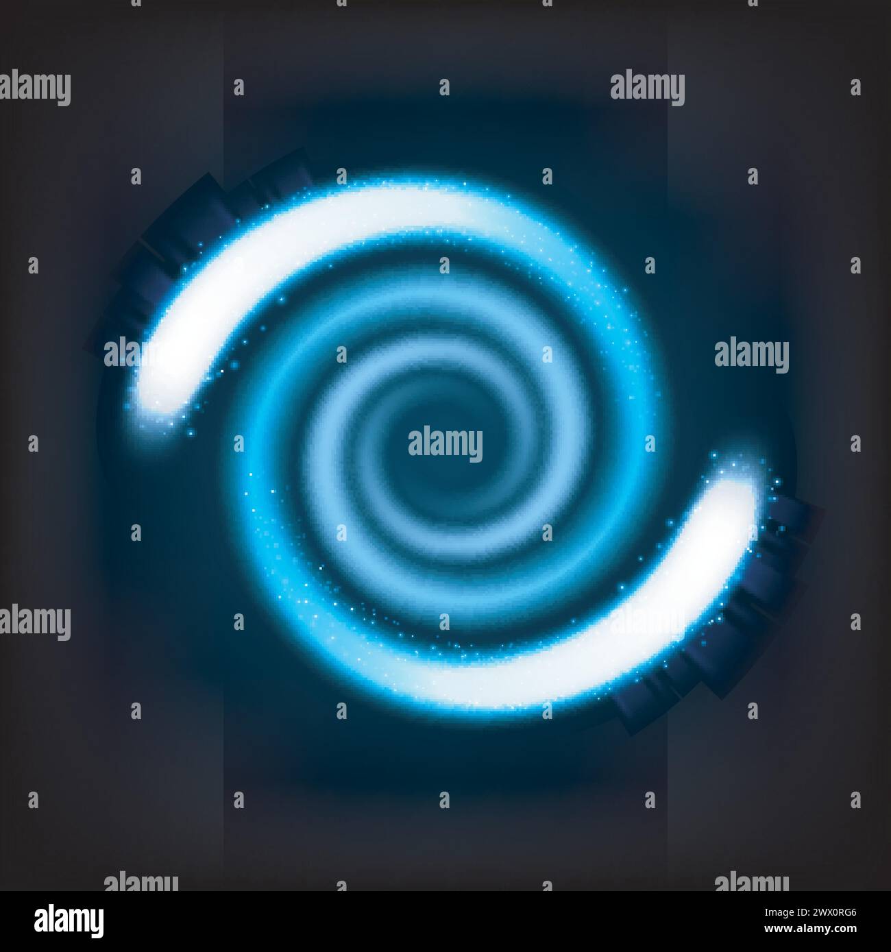 Abstract Blue Light Twisted, Suitable For Product Advertising, Product ...