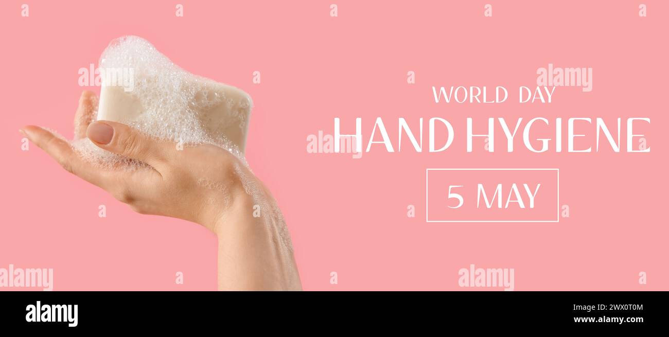 Global handwashing day banner hi-res stock photography and images - Alamy
