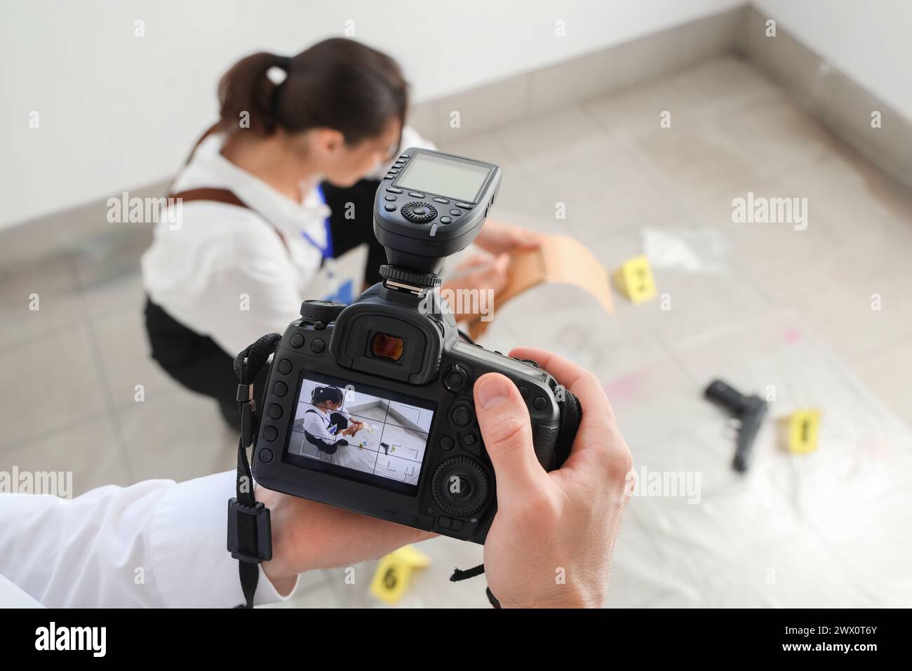 Crime scene evidence murder usa hi-res stock photography and images - Alamy