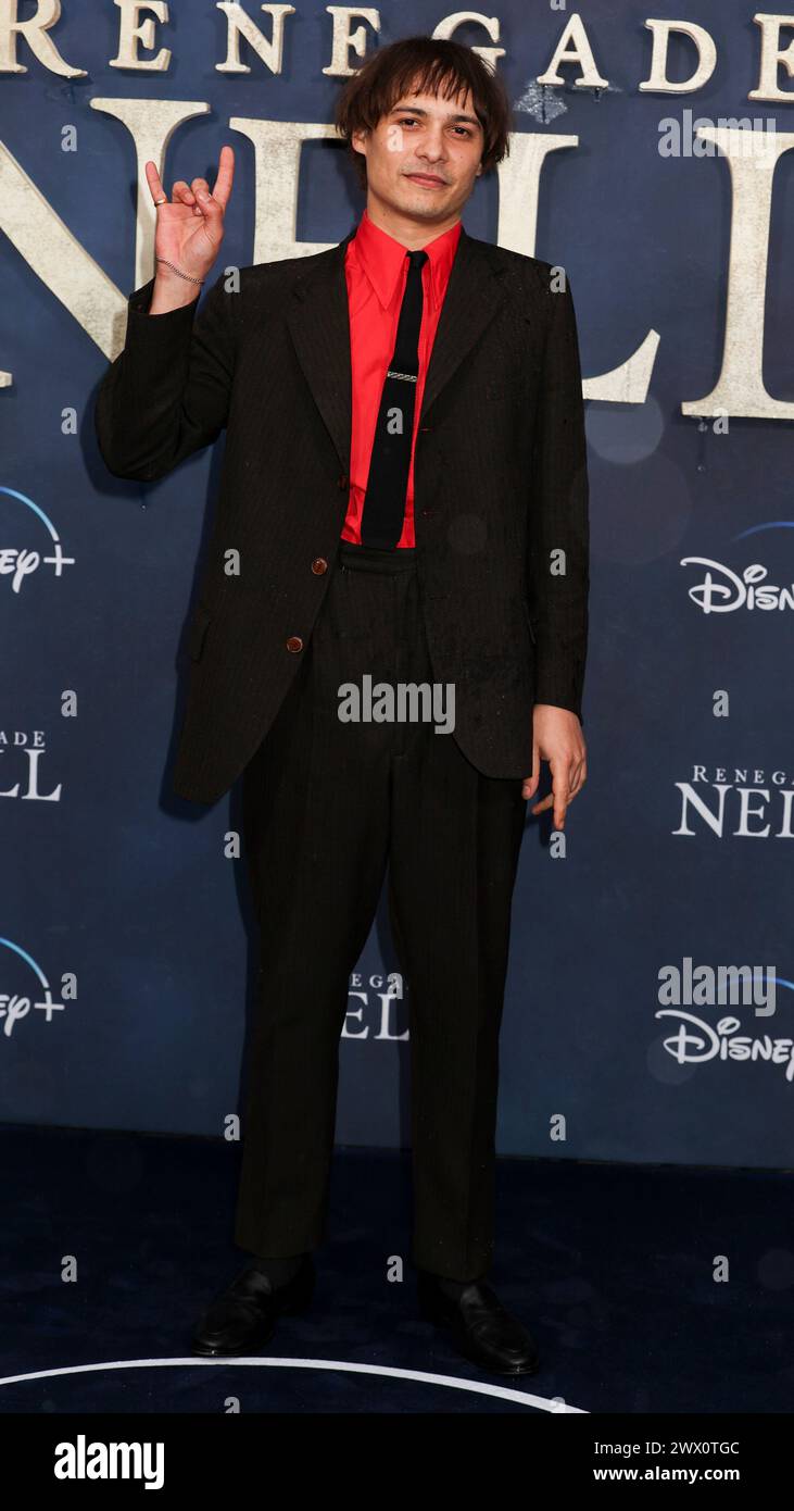 Frank Dillane attends the Renegade Nell World Premiere at Everyman ...