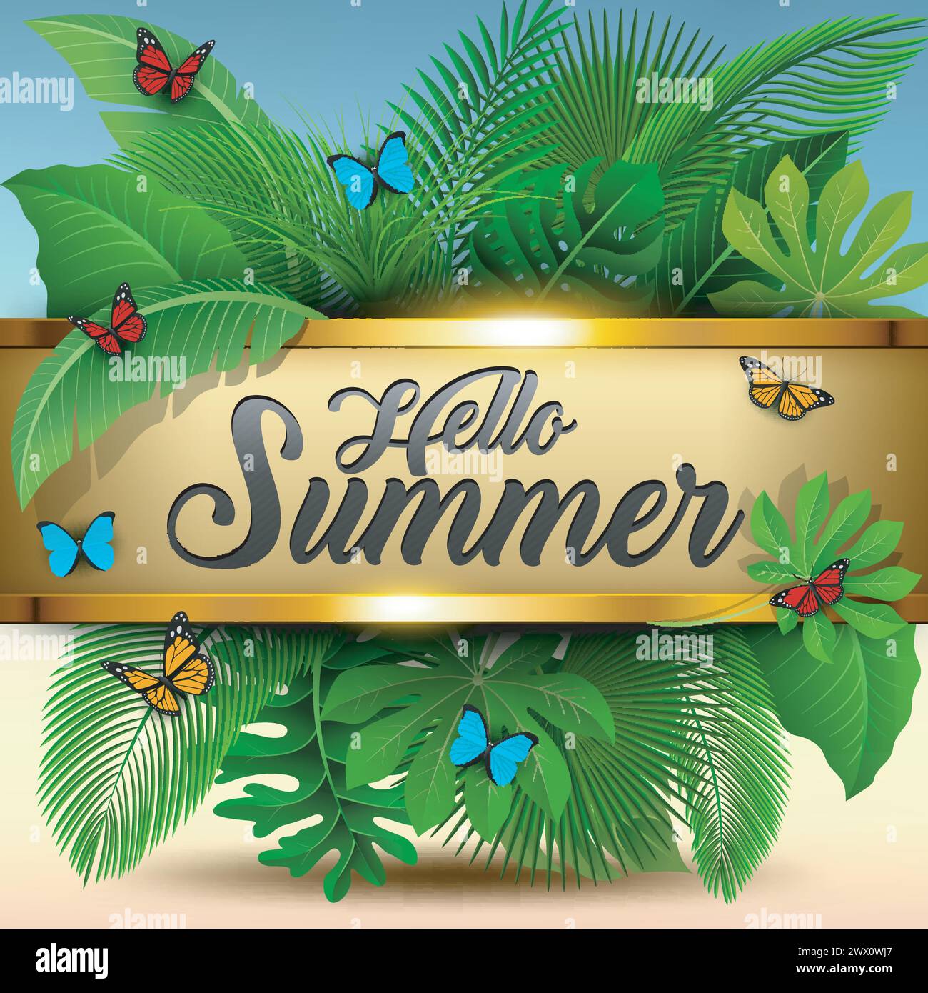 Trachycarpus vector vectors hi-res stock photography and images - Alamy