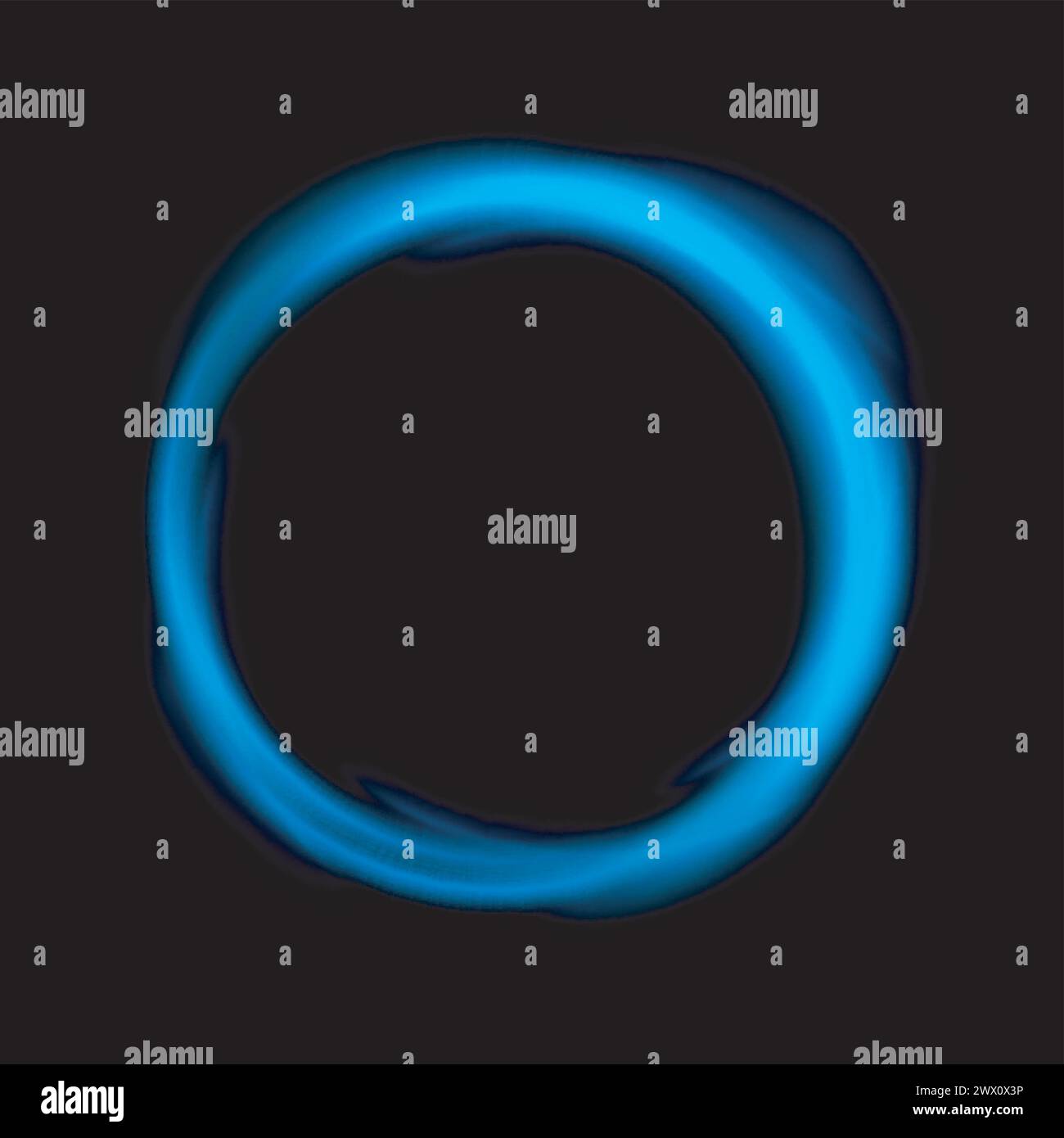 Round Blue Light Twisted, Suitable For Product Advertising, Product ...