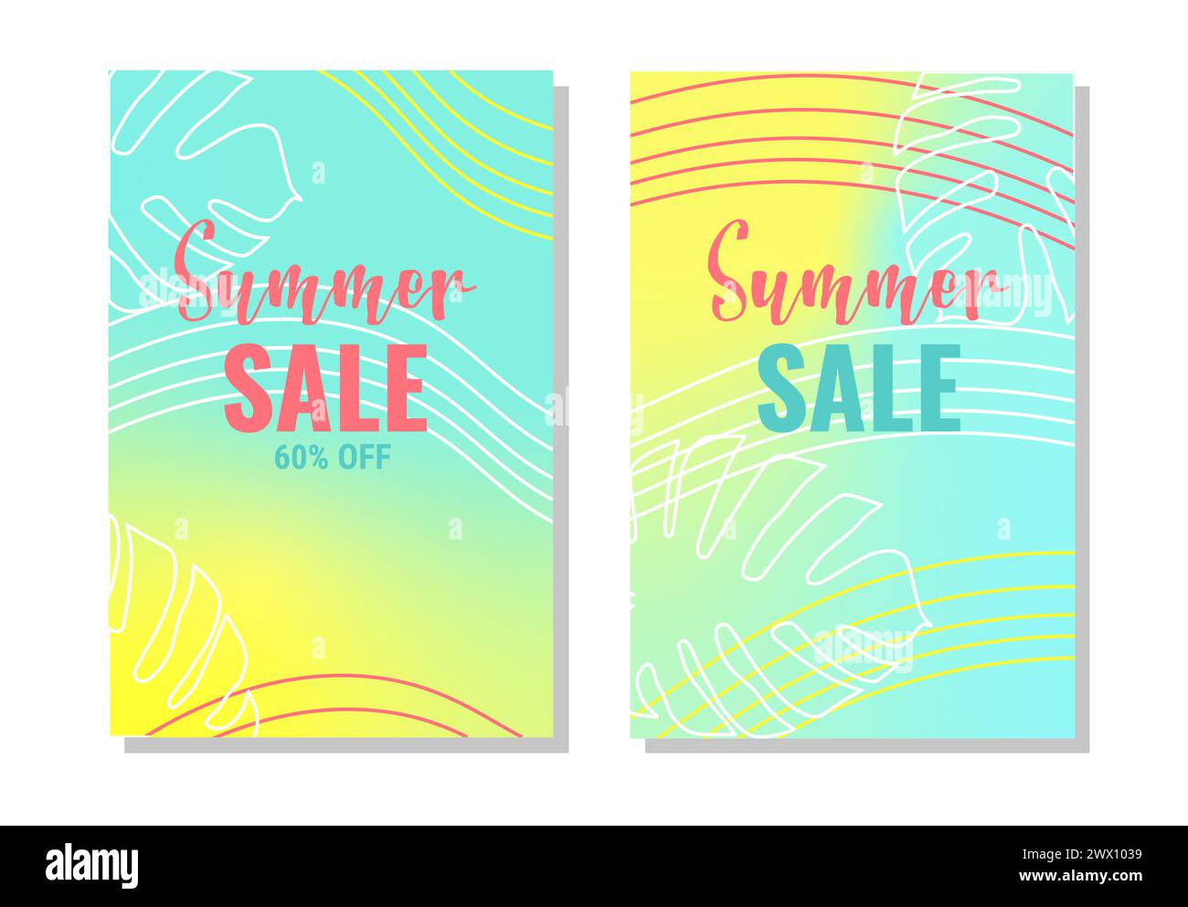 Summer sale layout template for banner coupon. Vector illustration ...