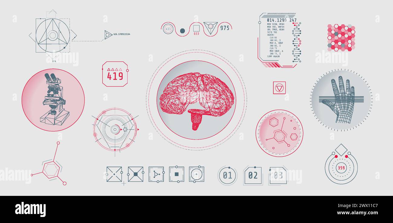 Design elements for infographic of data communication Stock Vector ...