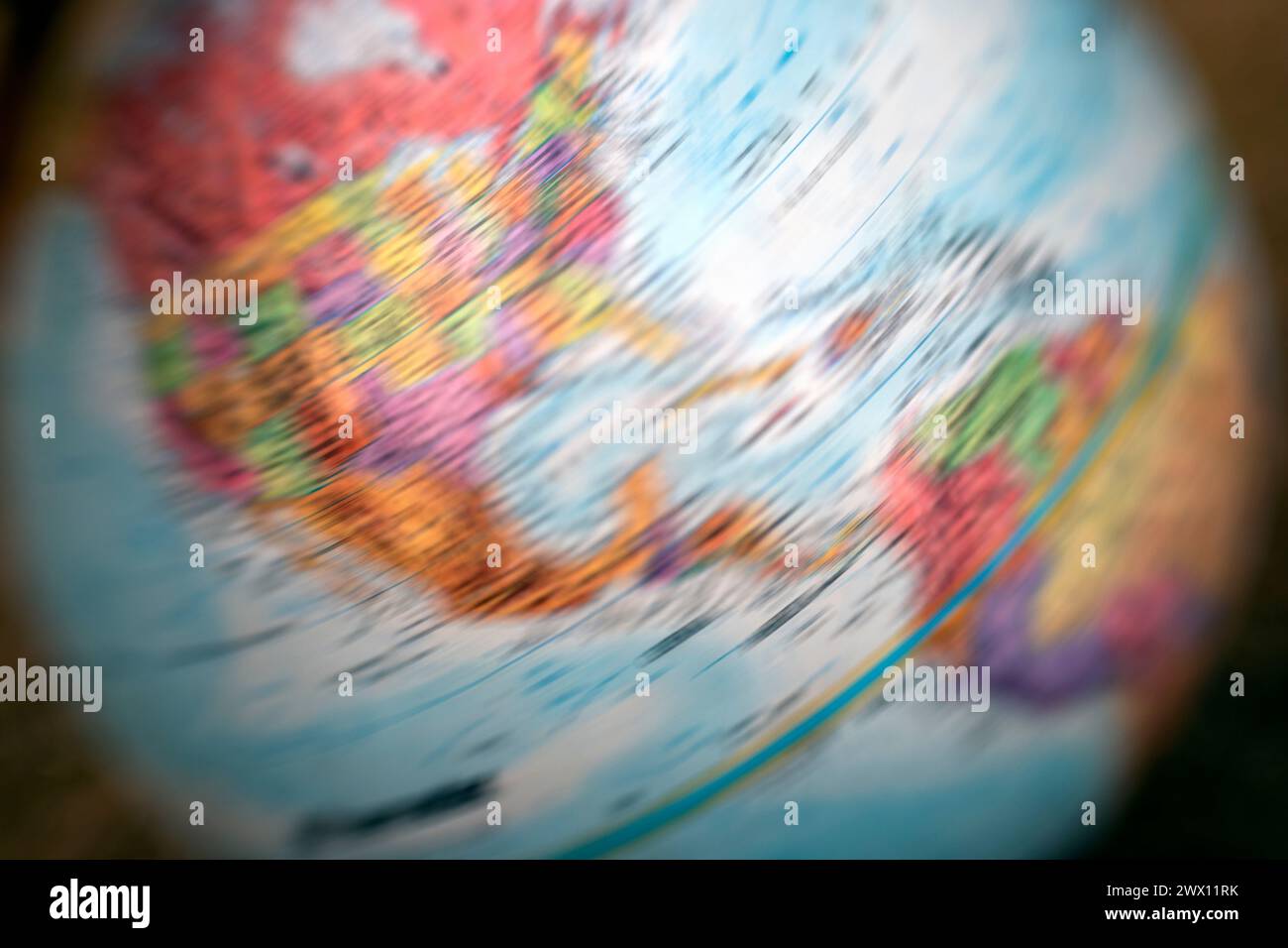 World spinning around hi-res stock photography and images - Alamy