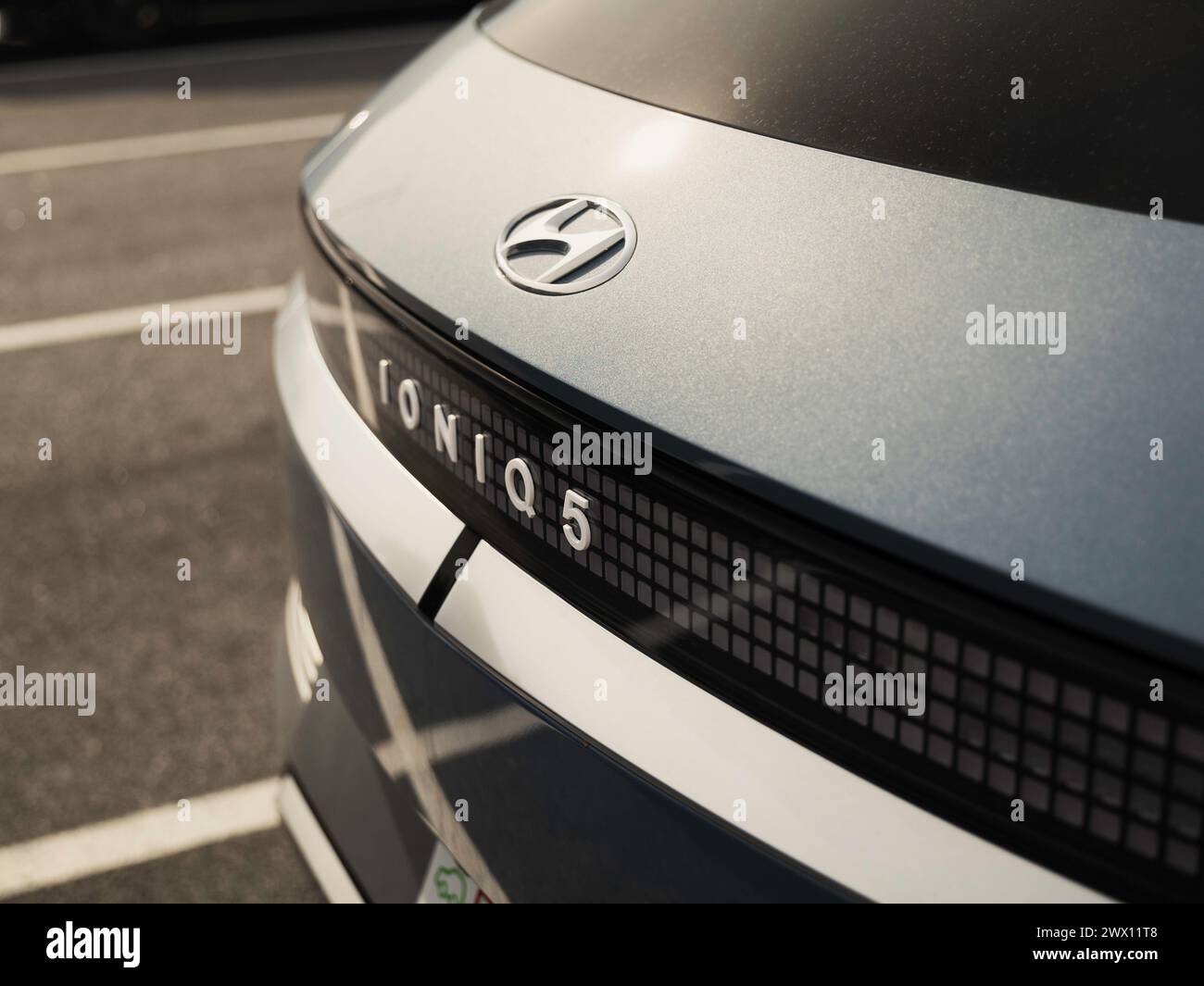 Advanced design Hyundai Ioniq 5 pure electric SUV Stock Photo - Alamy