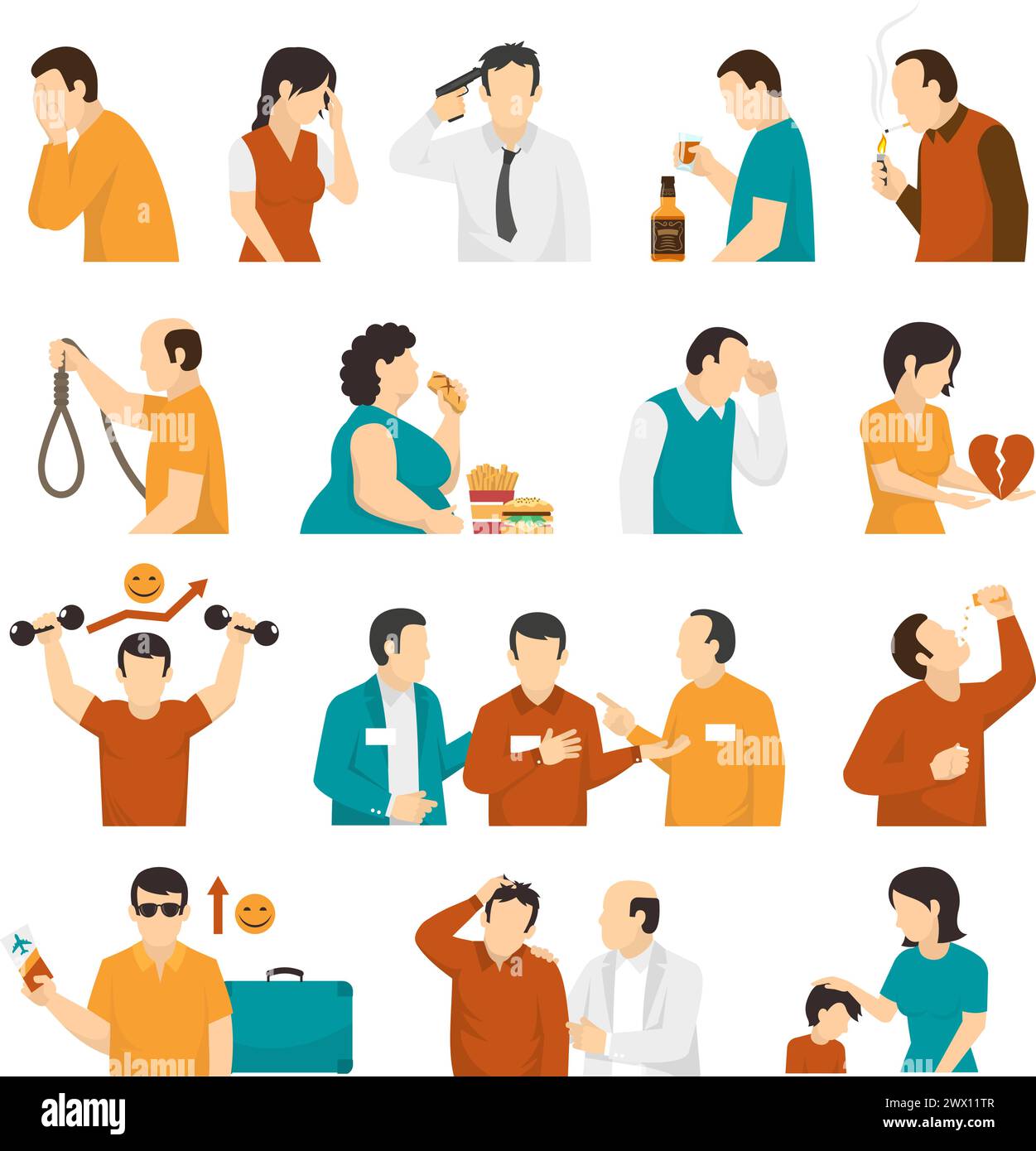 Clinical depression and mental disorders warning signs symptoms ...