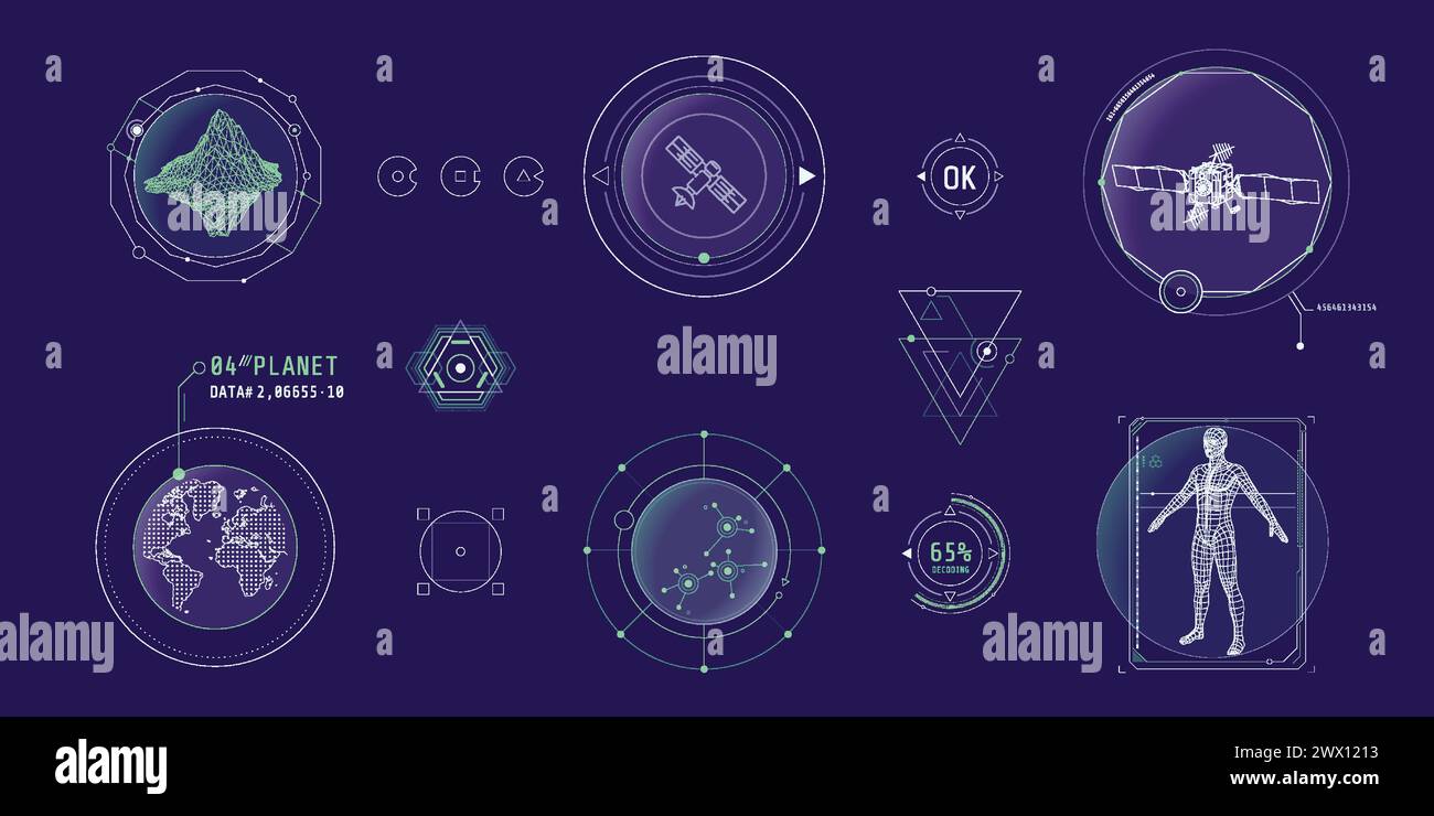 Design elements for infographic of data communication Stock Vector ...