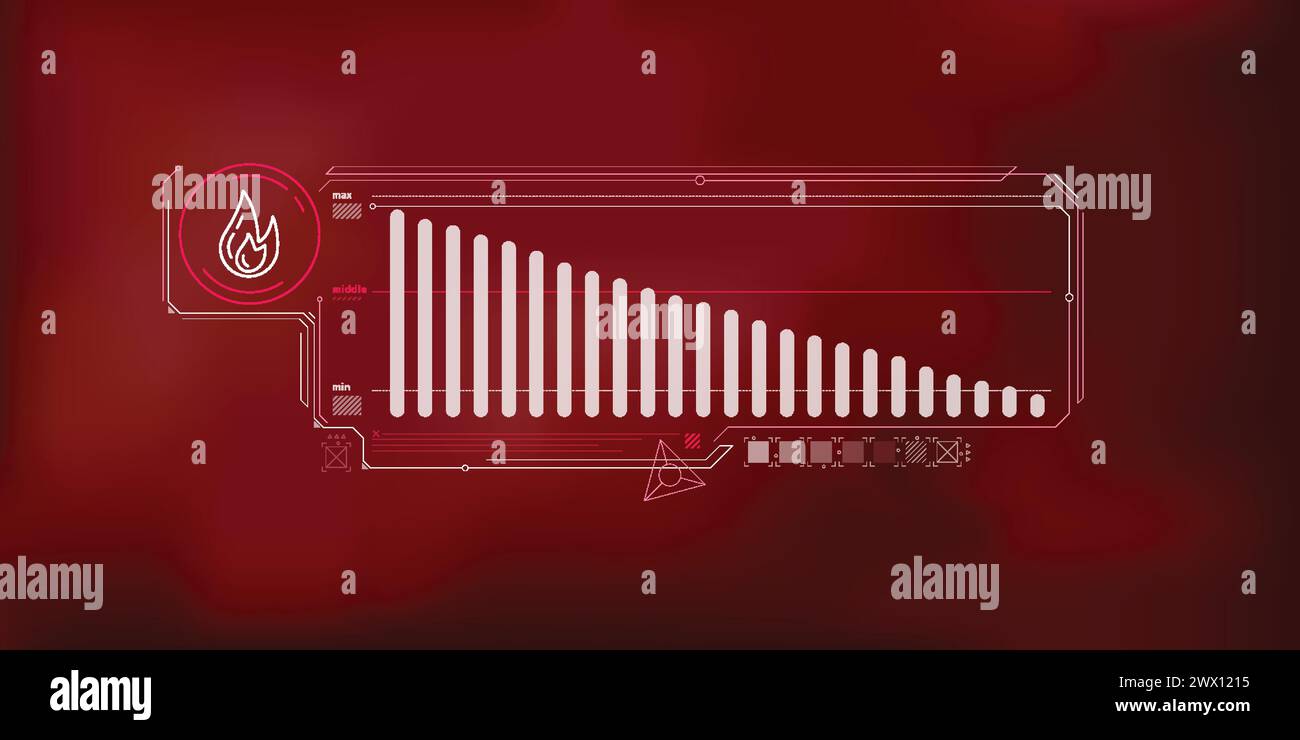 A simple infographic about declining natural gas supply Stock Vector ...