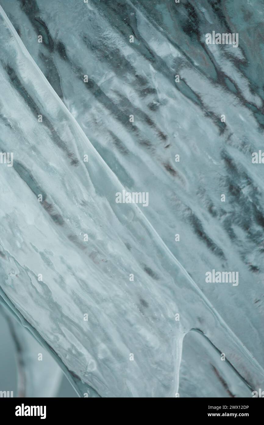 Smooth texture abstract background glassy frozen icicle Stock Photo - Alamy
