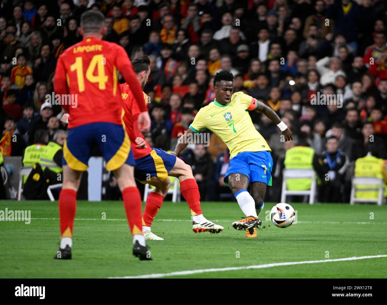 Madrid-Spain, March 26, 2024, Player Endrick of the Brazilian football ...