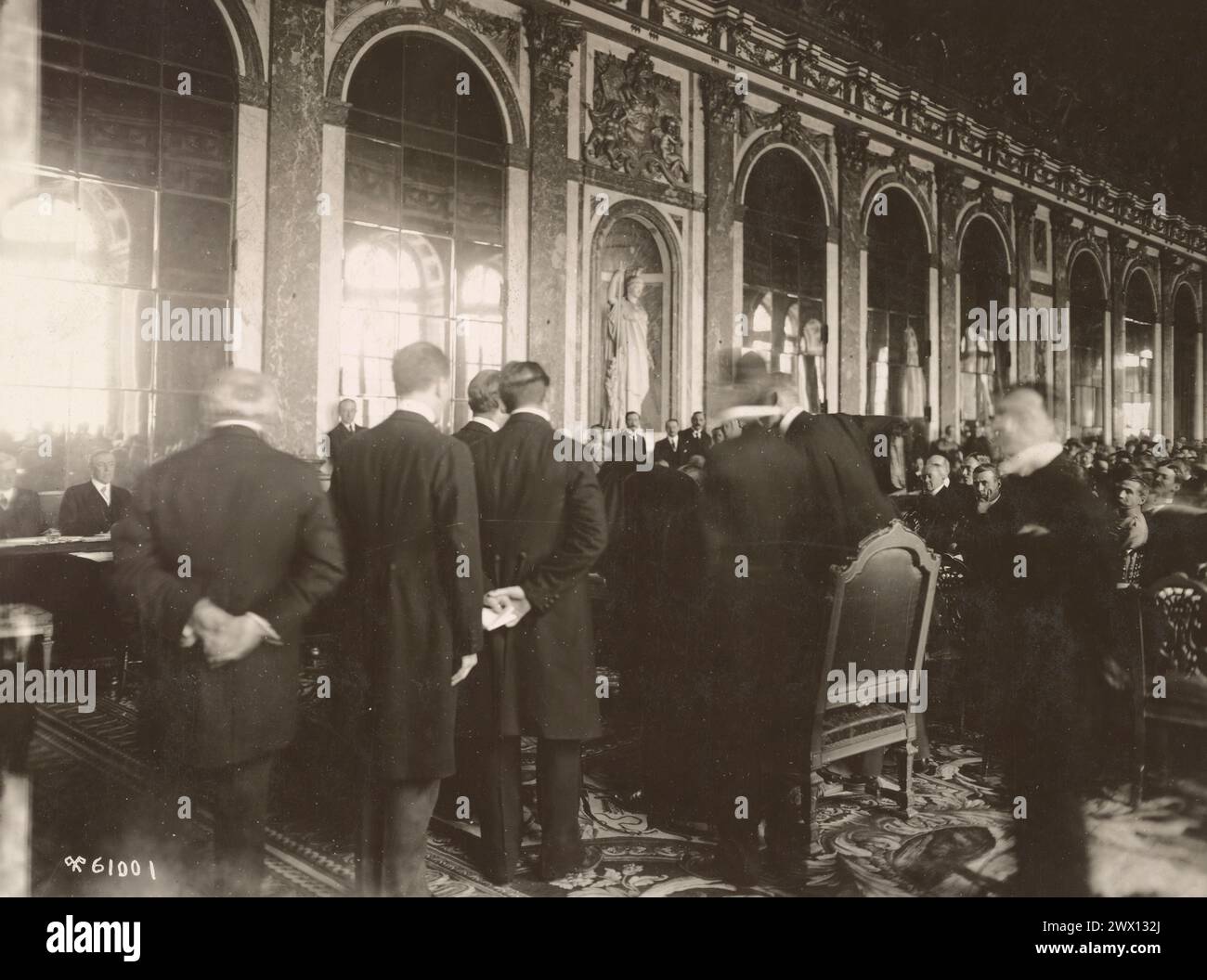 International representatives at the Paris Peace Conference in session ...