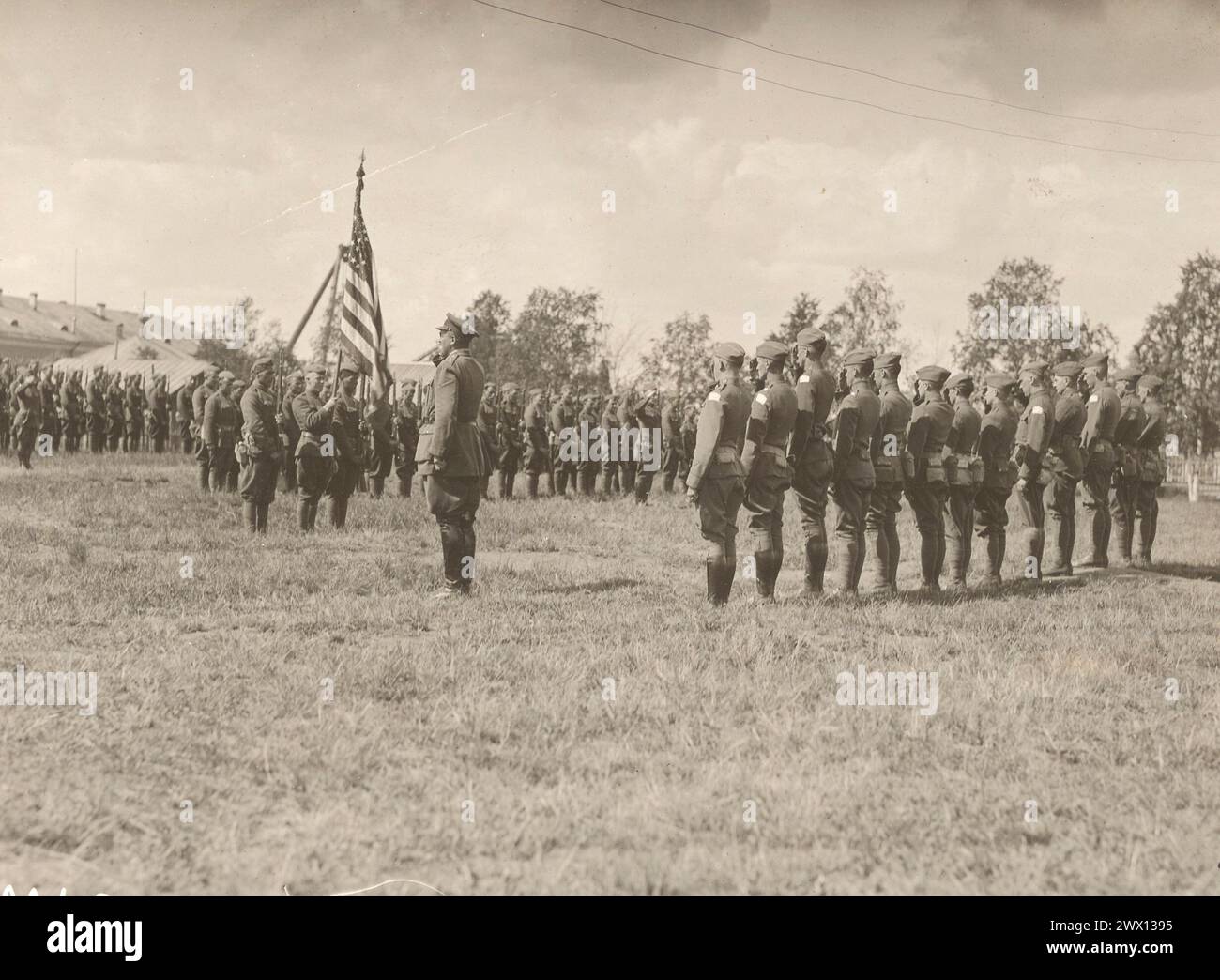 Major General Ironsides, British Commanding General of allied forces ...