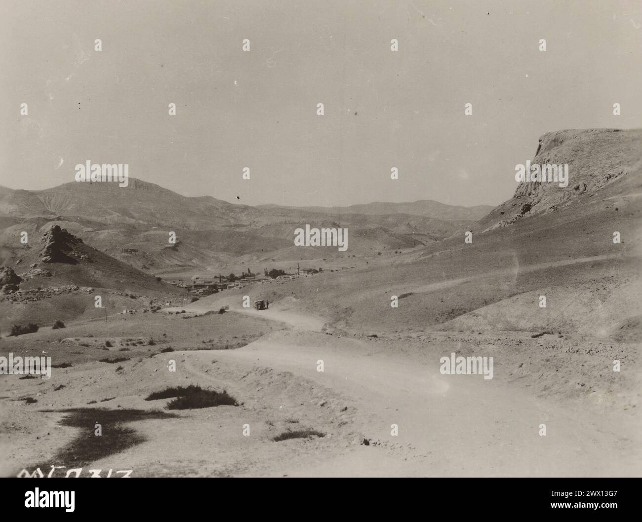 Showing town of Hassan Chelebi, Turkey, and the surrounding country ca ...