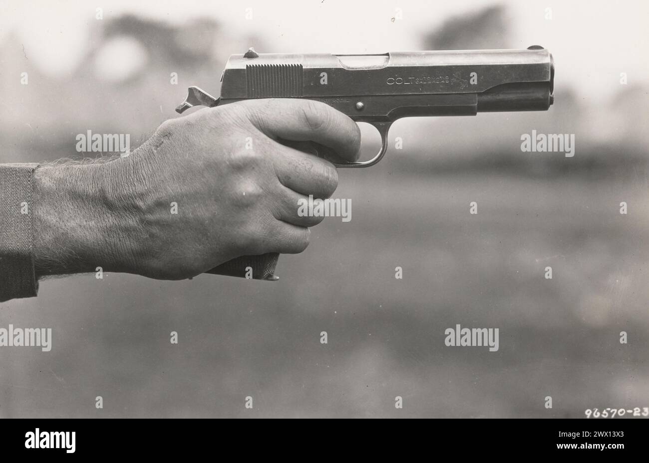 Pistol facing right hi-res stock photography and images - Alamy