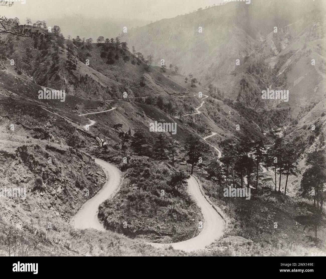 The Benguet Trail, Mountain Province, Philippines Islands ca. 1925-1935 ...
