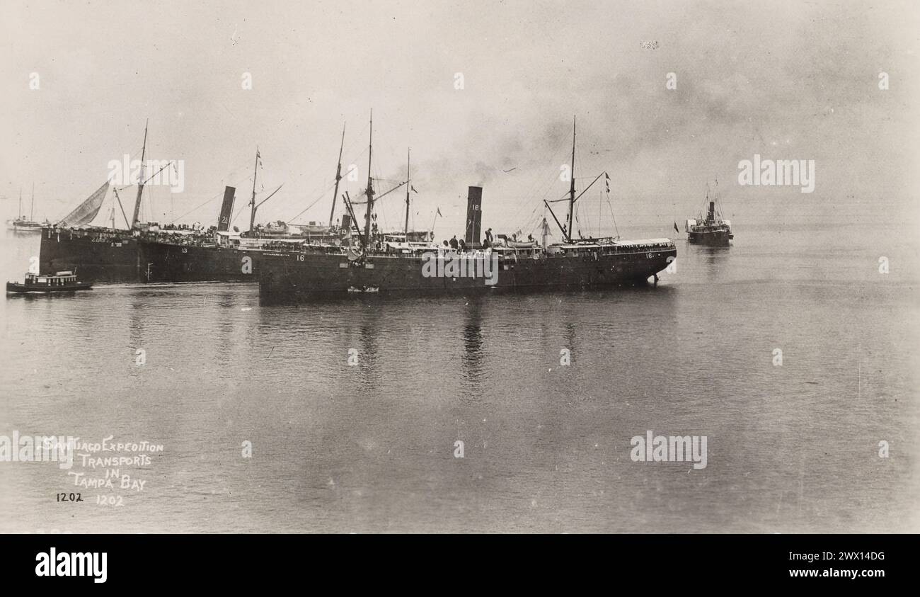 Spanish American War - Cuban Activities. Santiago Expedition ...